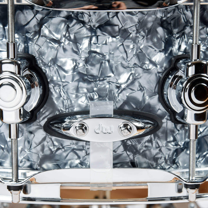 DW Design Series 10/12/16/22/5.5x14 5pc. Drum Kit Silver Slate Marine ...