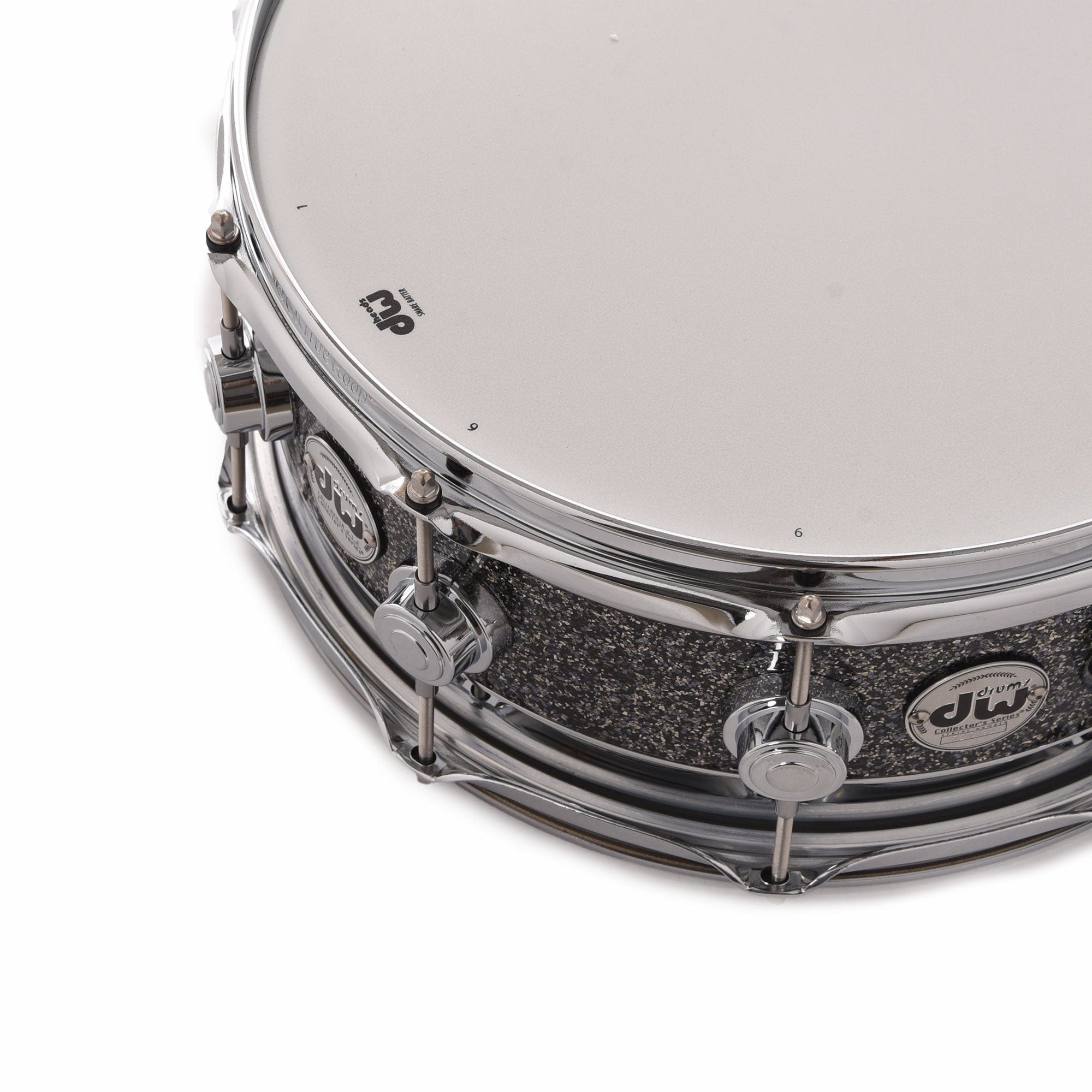 DW 6x14 Edge Snare Drum Black Galaxy – Chicago Music Exchange