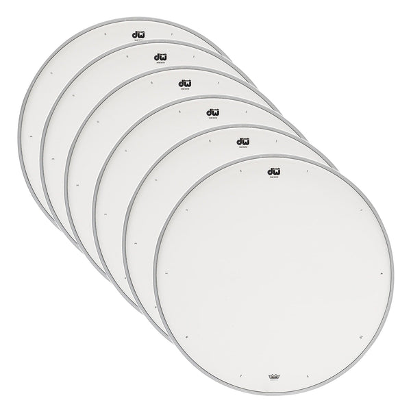 DW 14" Coated Snare Drum Batter Head (6 Pack Bundle) – Chicago Music ...