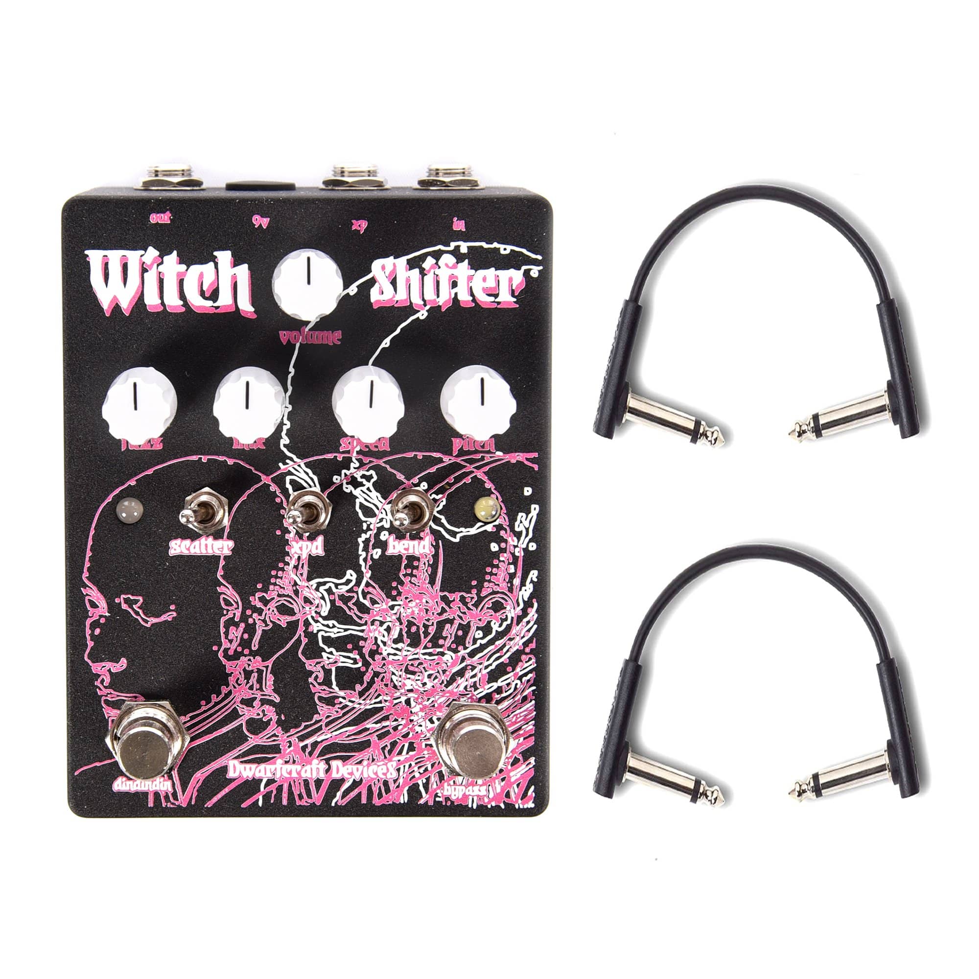 Dwarfcraft Devices Witch Shifter Pitch Shifter w/RockBoard Flat Patch ...