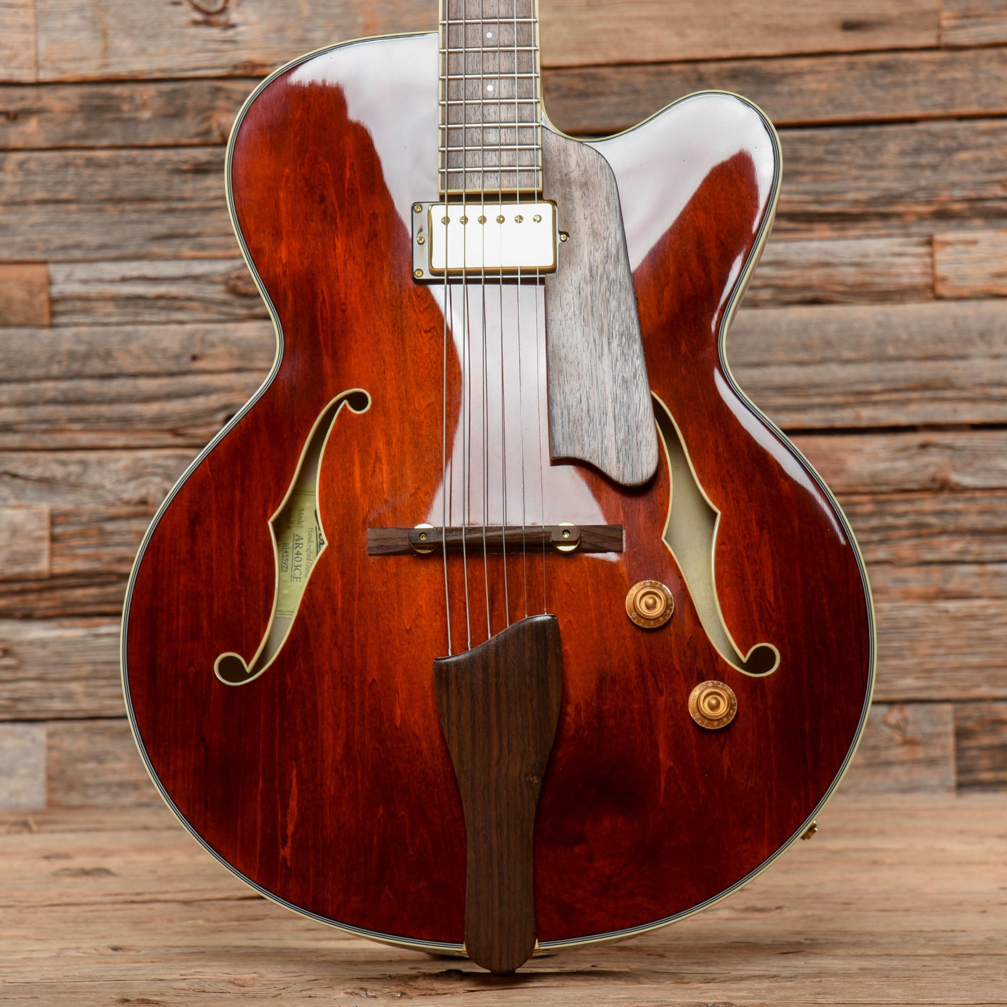 Eastman AR403CE Single Cutaway Hollow-Body Archtop Classic – Chicago ...