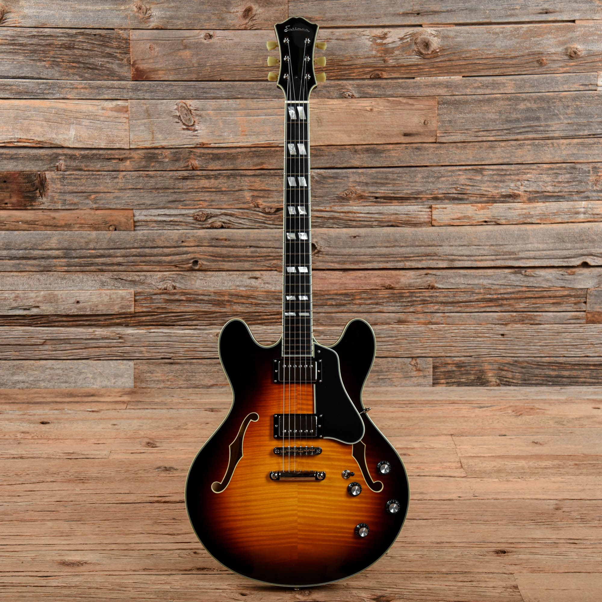Eastman T486 Thinline Archtop Sunburst 2021 – Chicago Music Exchange