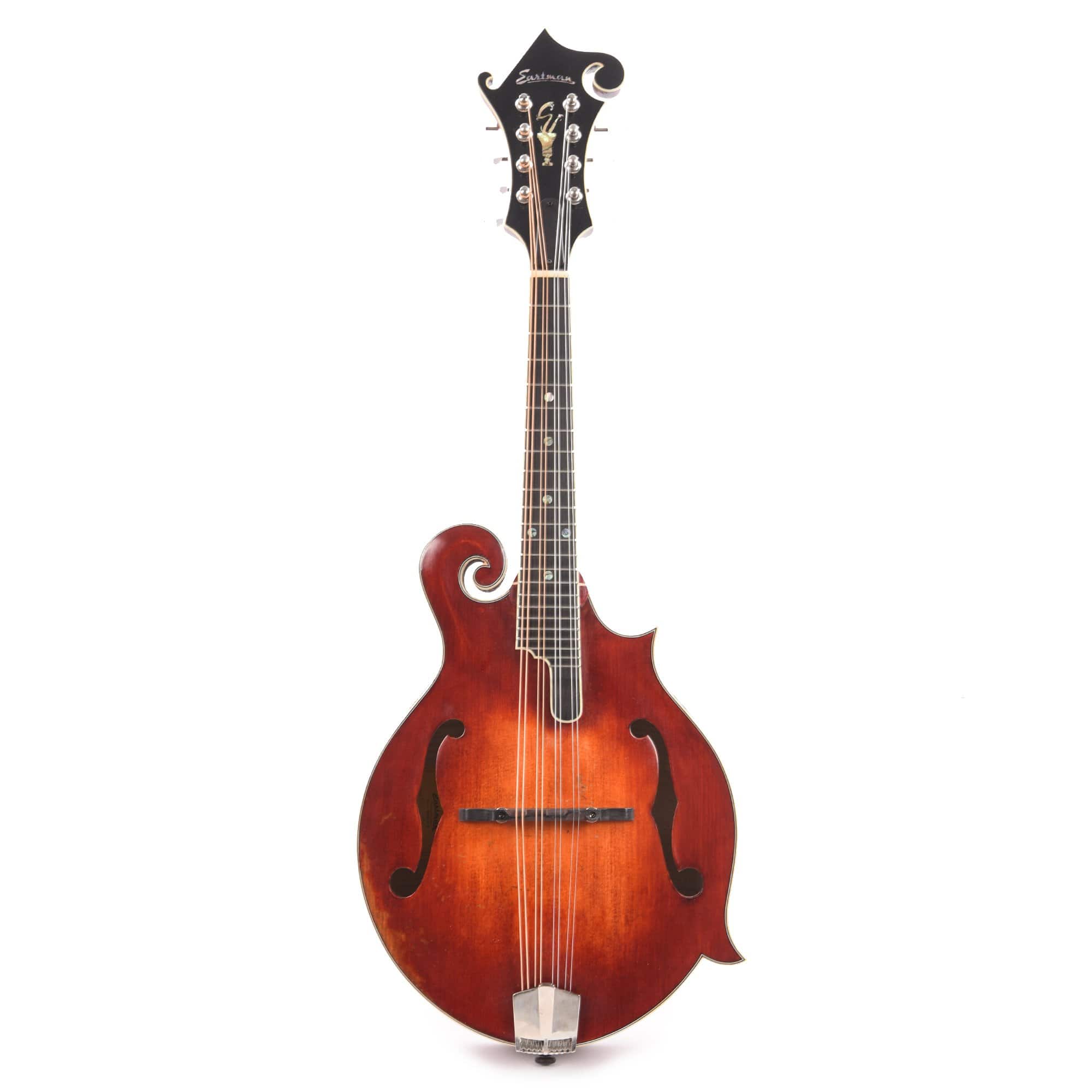 Eastman MD815/v Adirondack/Flamed Maple F-Style Mandolin Antique Varni ...