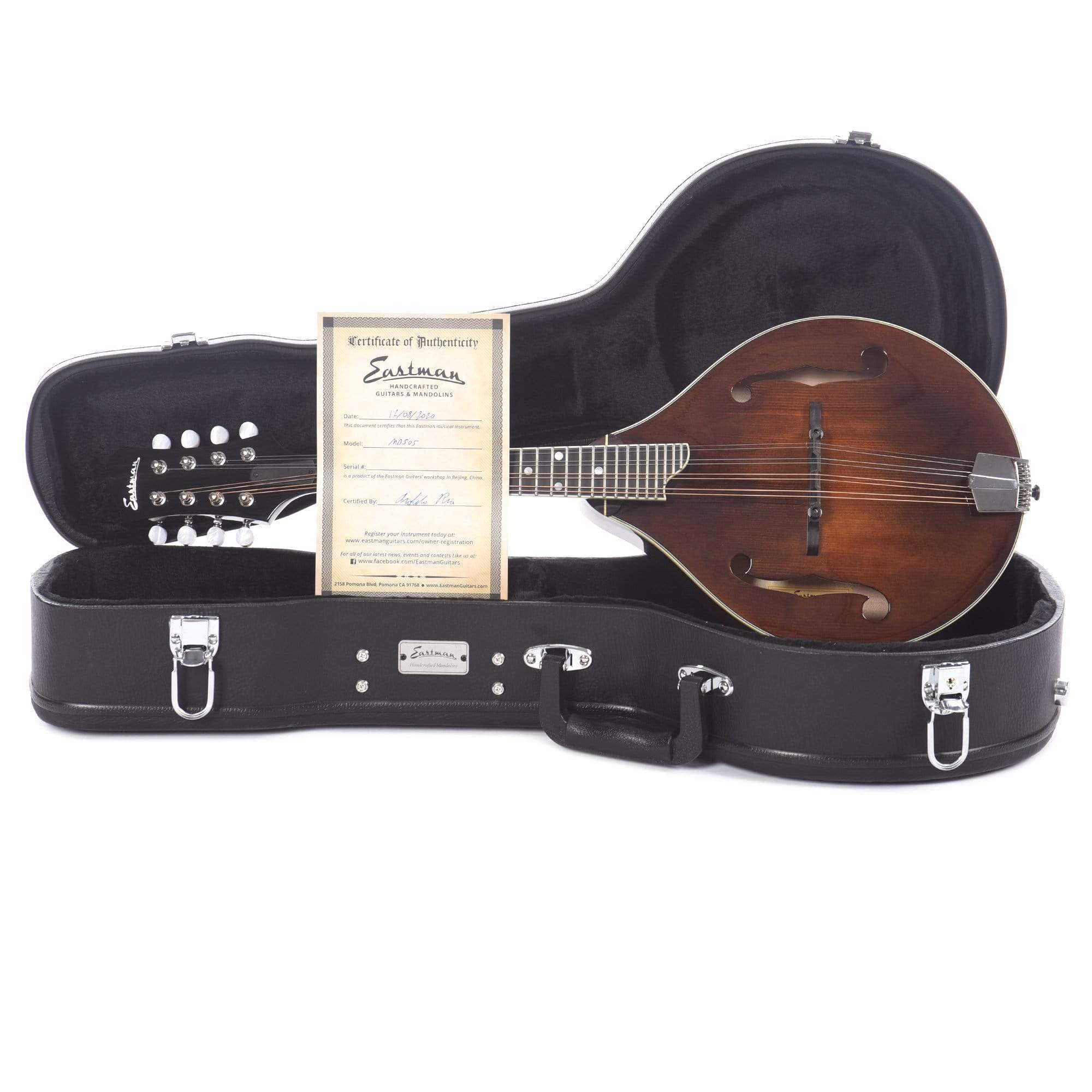 Eastman MD505 Spruce/Maple A-Style Mandolin Classic Finish – Chicago ...