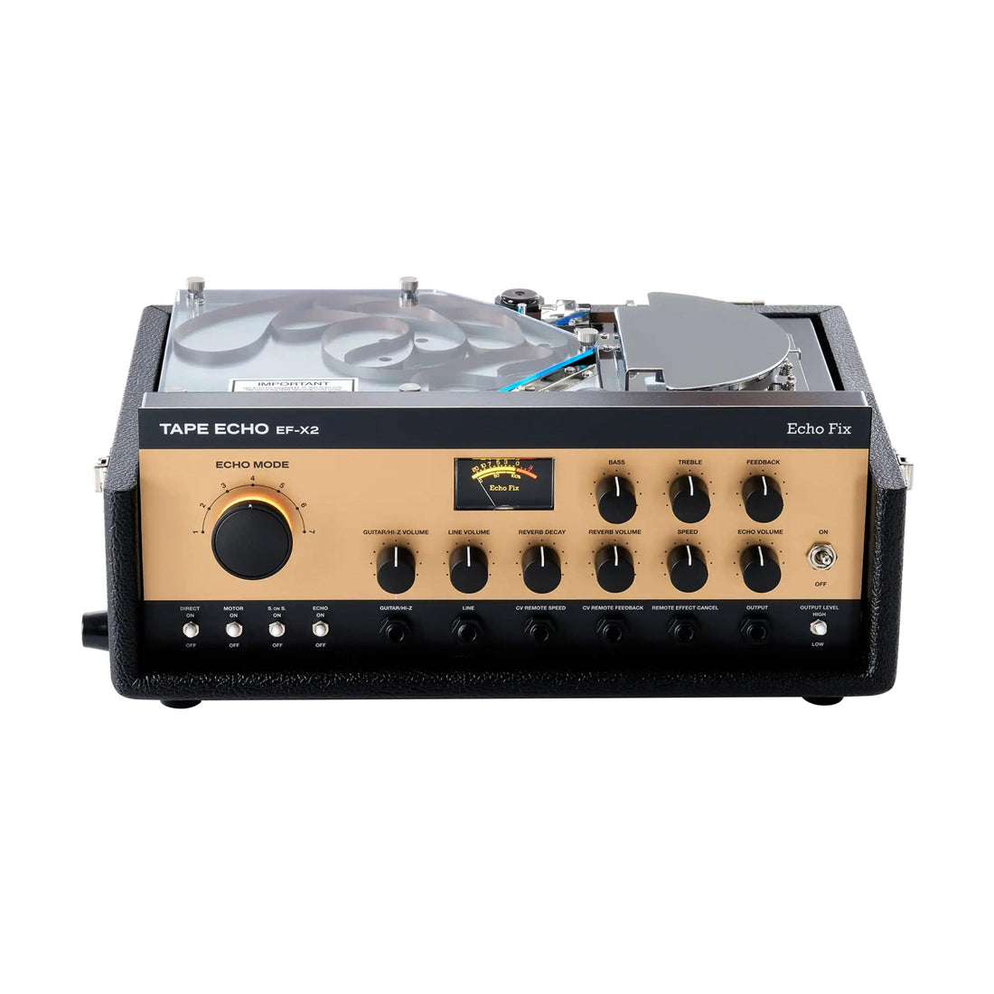 Echo Fix EF-X2 Tape Echo w/Spring Reverb & DSP Reverb/Chorus Gold ...
