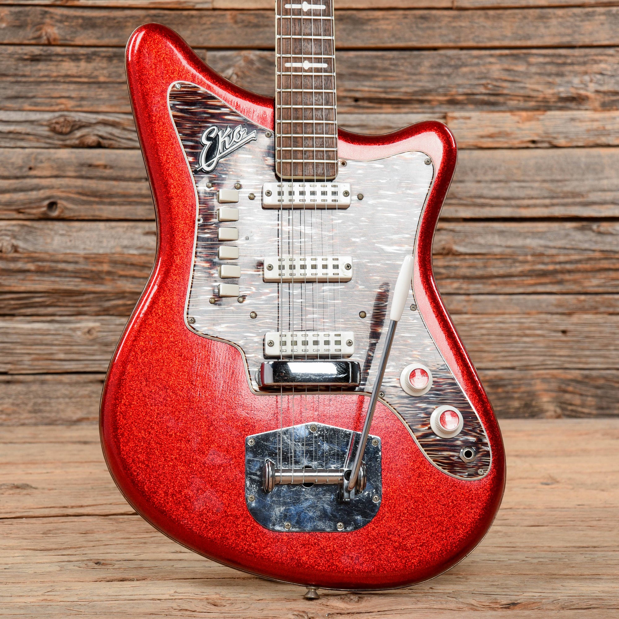 EKO 500 V3 Red Sparkle 1960s – Chicago Music Exchange