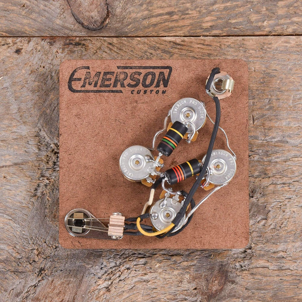 Emerson Custom Prewired Kit for SG (500K Pots, 0.022Uf & 0.015Uf Bumbl ...