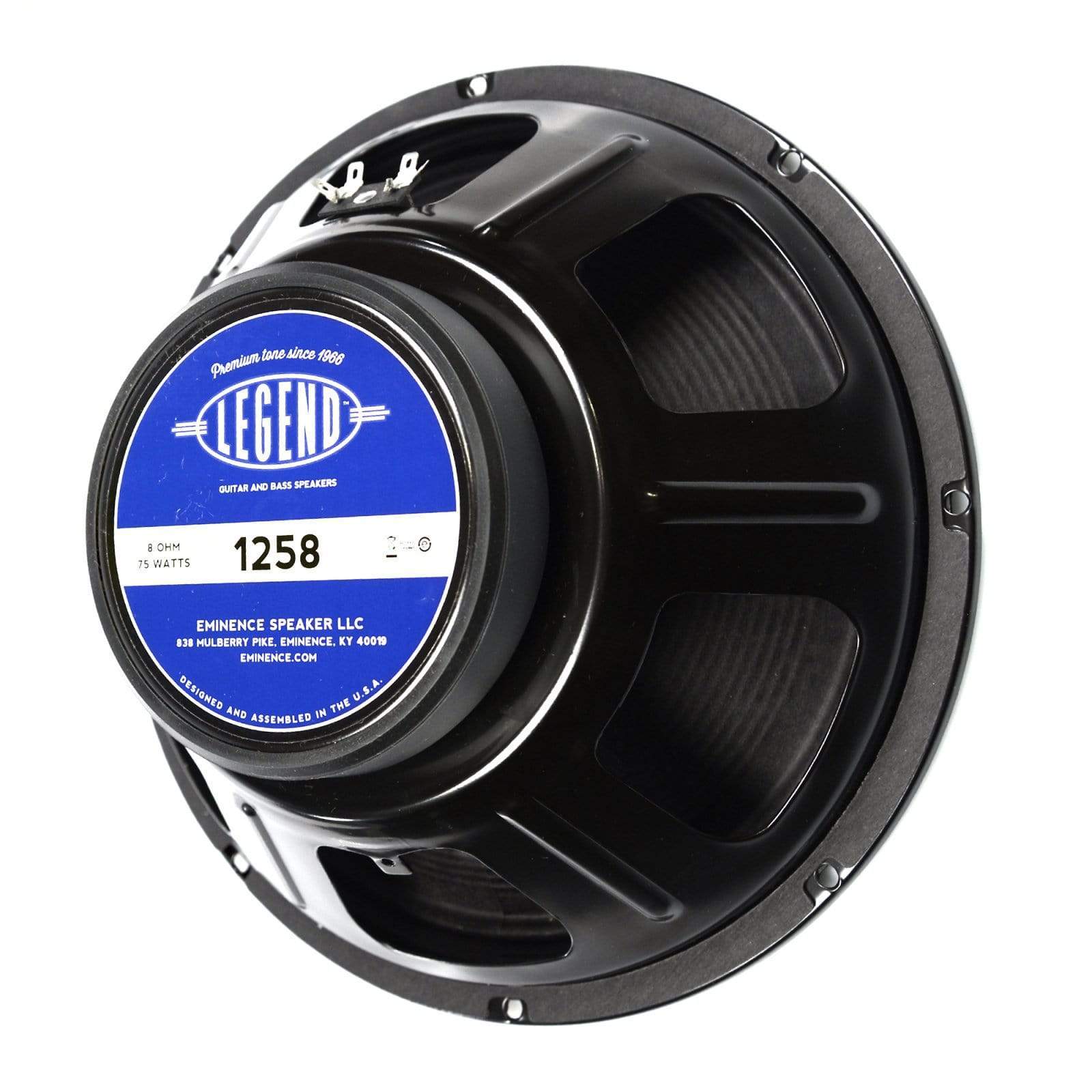 Eminence Legend 1258 12 Inch 8 Ohm 75W Guitar Speaker – Chicago Music ...