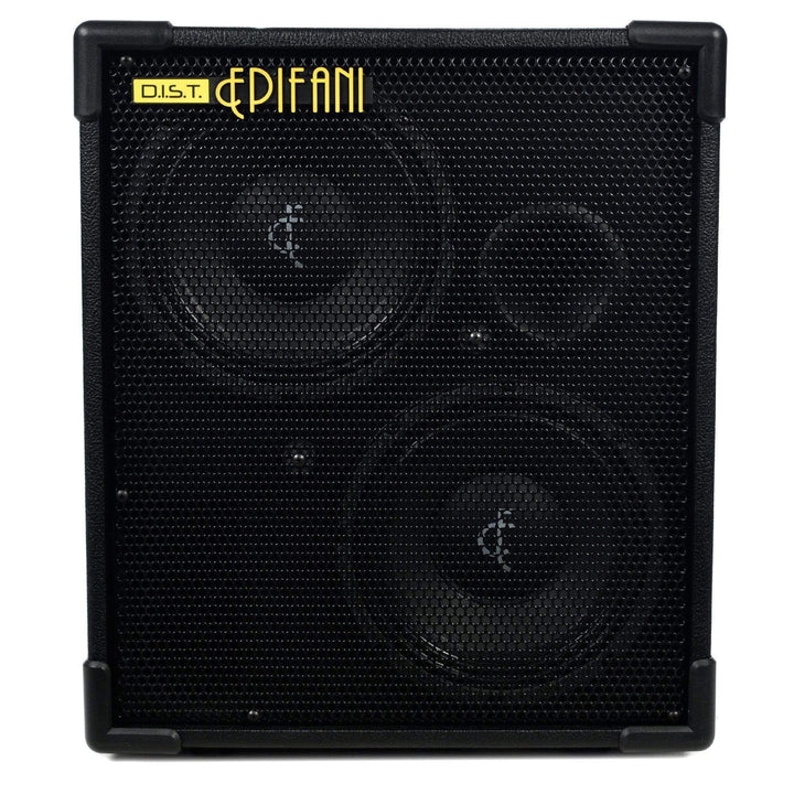 Epifani DIST 210 Black 500W 2x10 Bass Speaker Cabinet, 4 & 8 Ohms ...