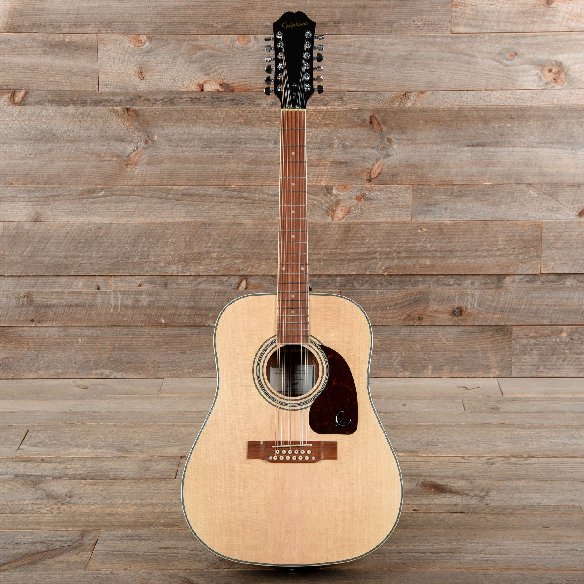 Epiphone DR-212 Dreadnought 12-String Acoustic Natural – Chicago Music Exchange