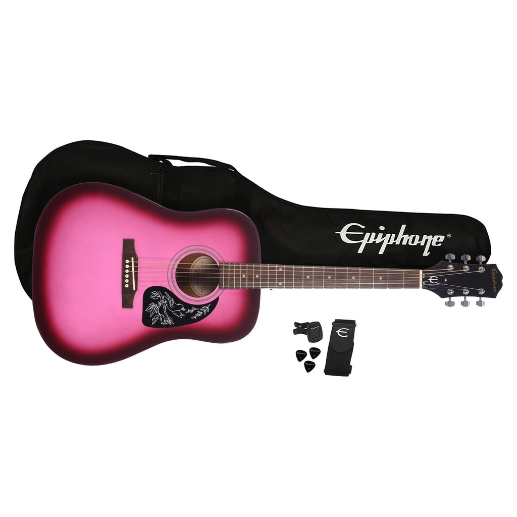 Hot Pink Acoustic Guitars