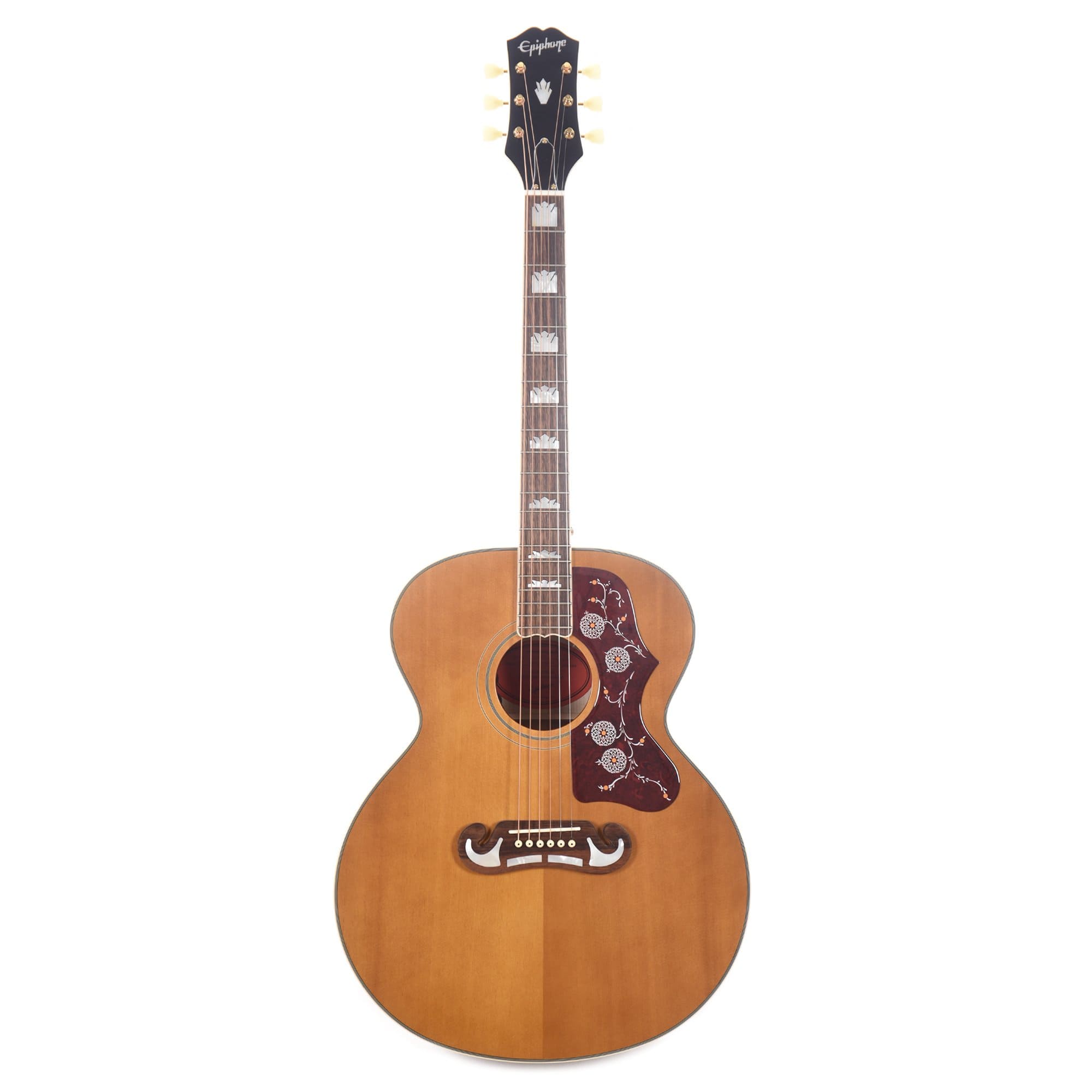 Epiphone Inspired by Gibson J-200 Aged Natural Antique Gloss w/Fishman ...