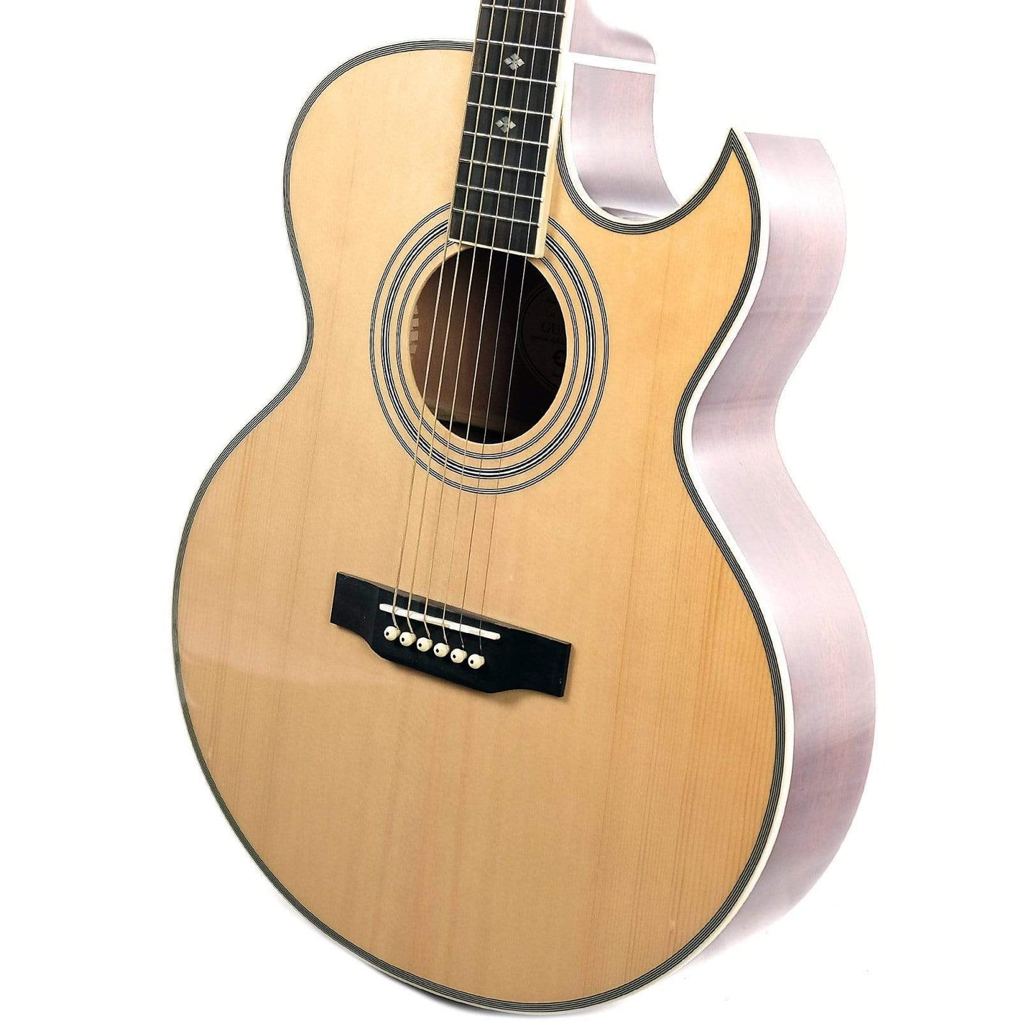 Epiphone PR5-E Florentine Cutaway Acoustic-Electric Natural – Chicago ...