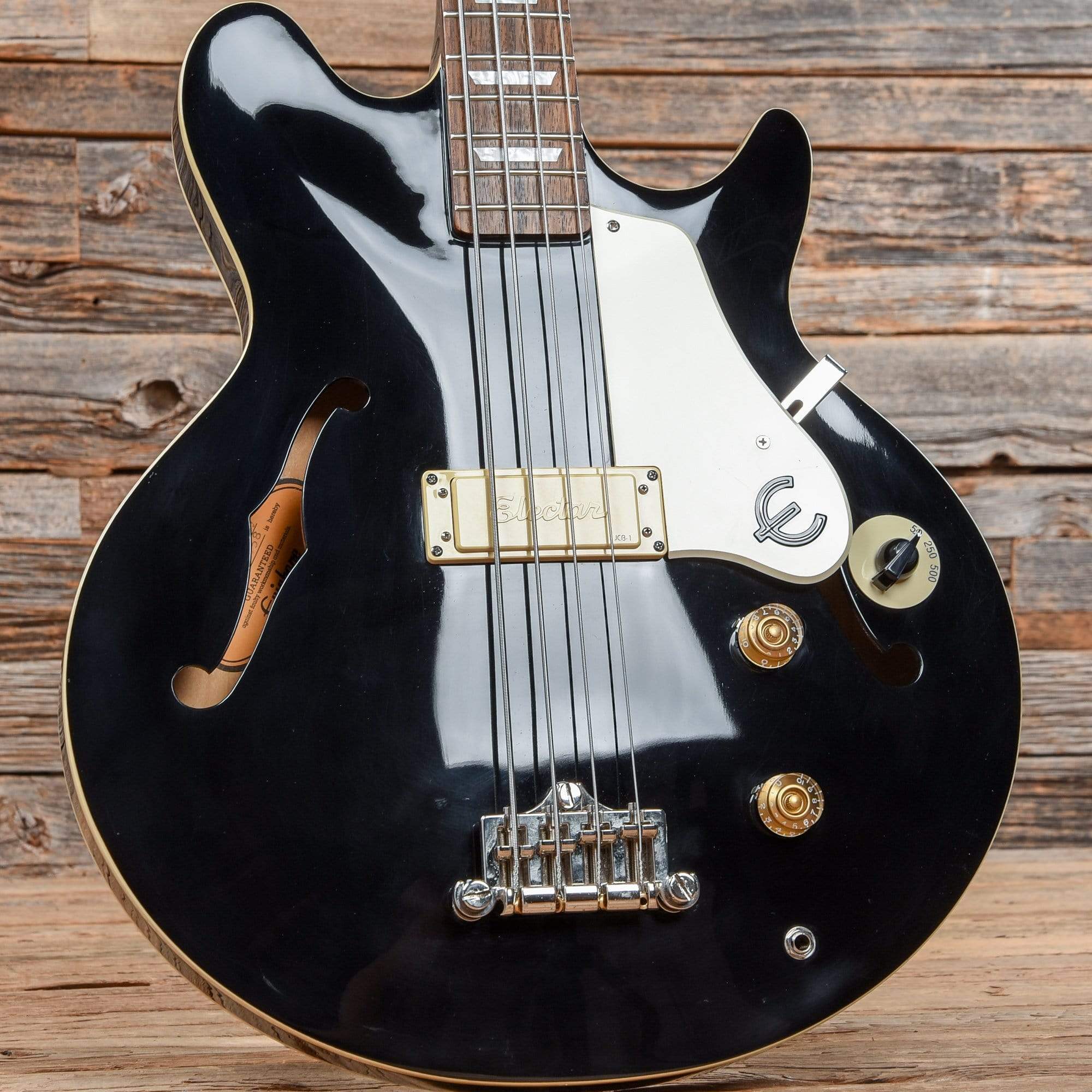 Epiphone Jack Casady Signature Bass Black 2015 – Chicago Music Exchange
