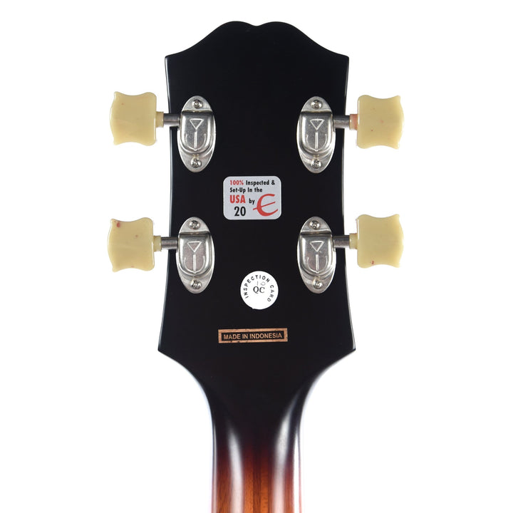 Epiphone De Luxe Classic Acoustic Electric 4 String Bass Vintage Sunbu ...