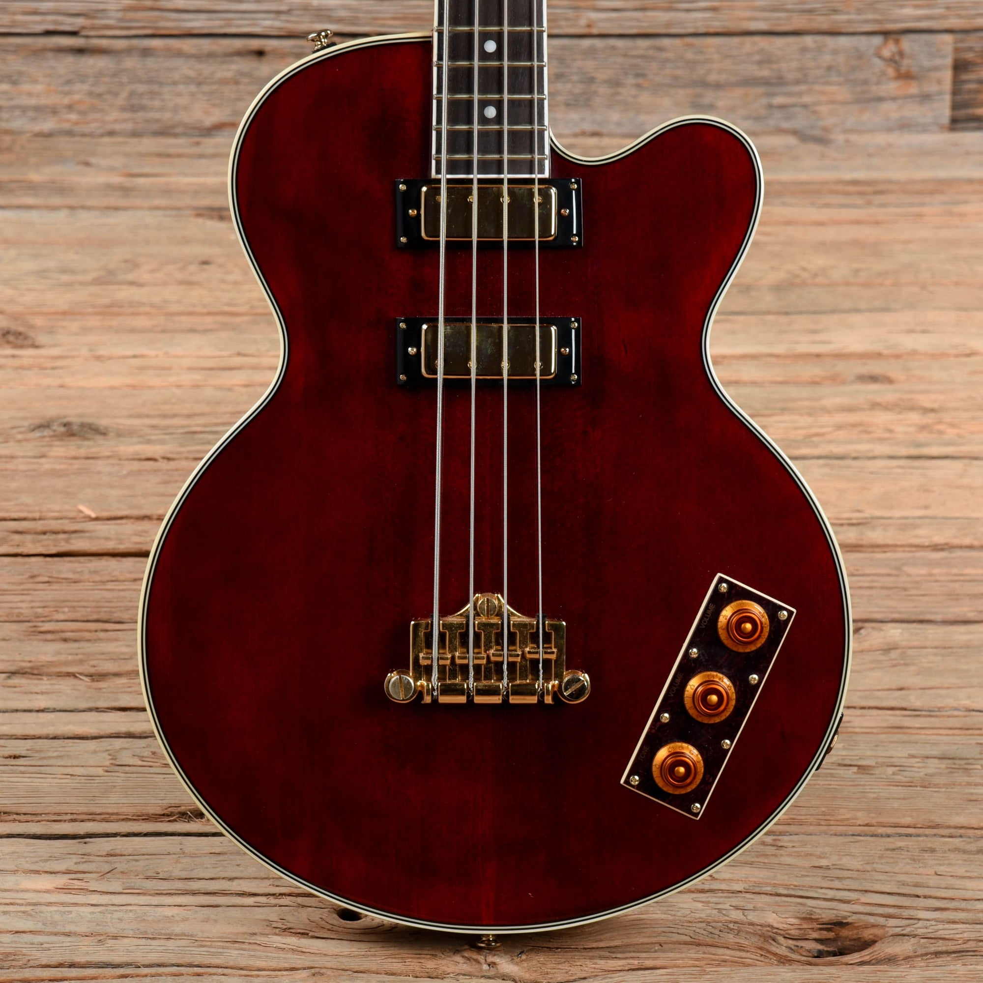 Epiphone Allen Woody Rumblekat Bass Wine Red – Chicago Music Exchange