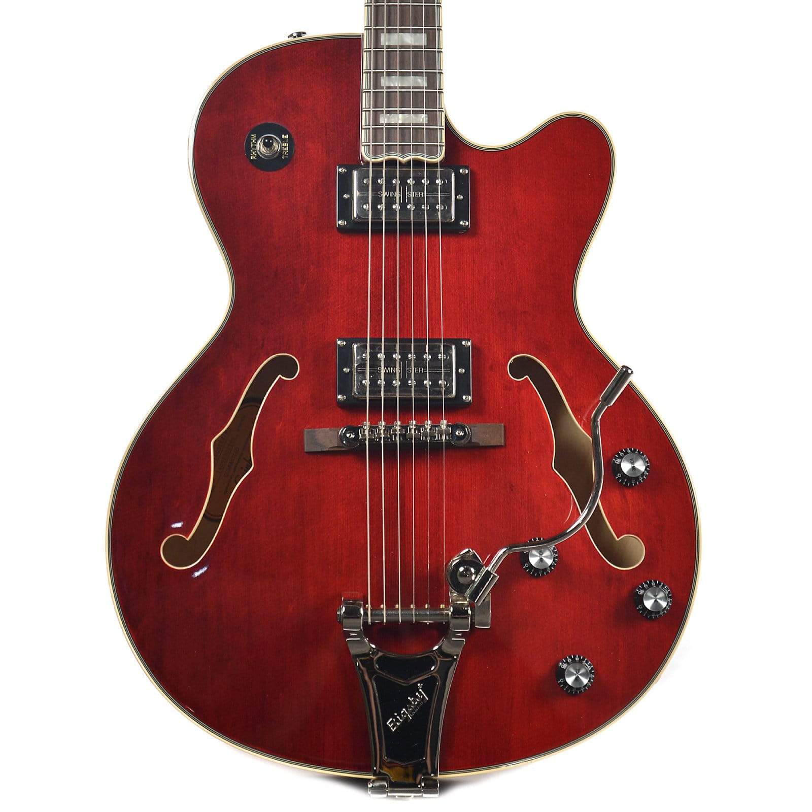 Epiphone Emperor Swingster Wine Red w/SwingBucker Pickups & Series/Par ...