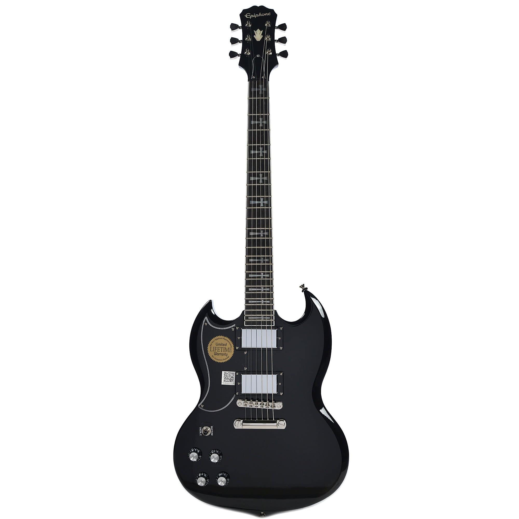 Epiphone Limited Edition Tony Iommi Signature SG Custom Ebony LEFTY ...