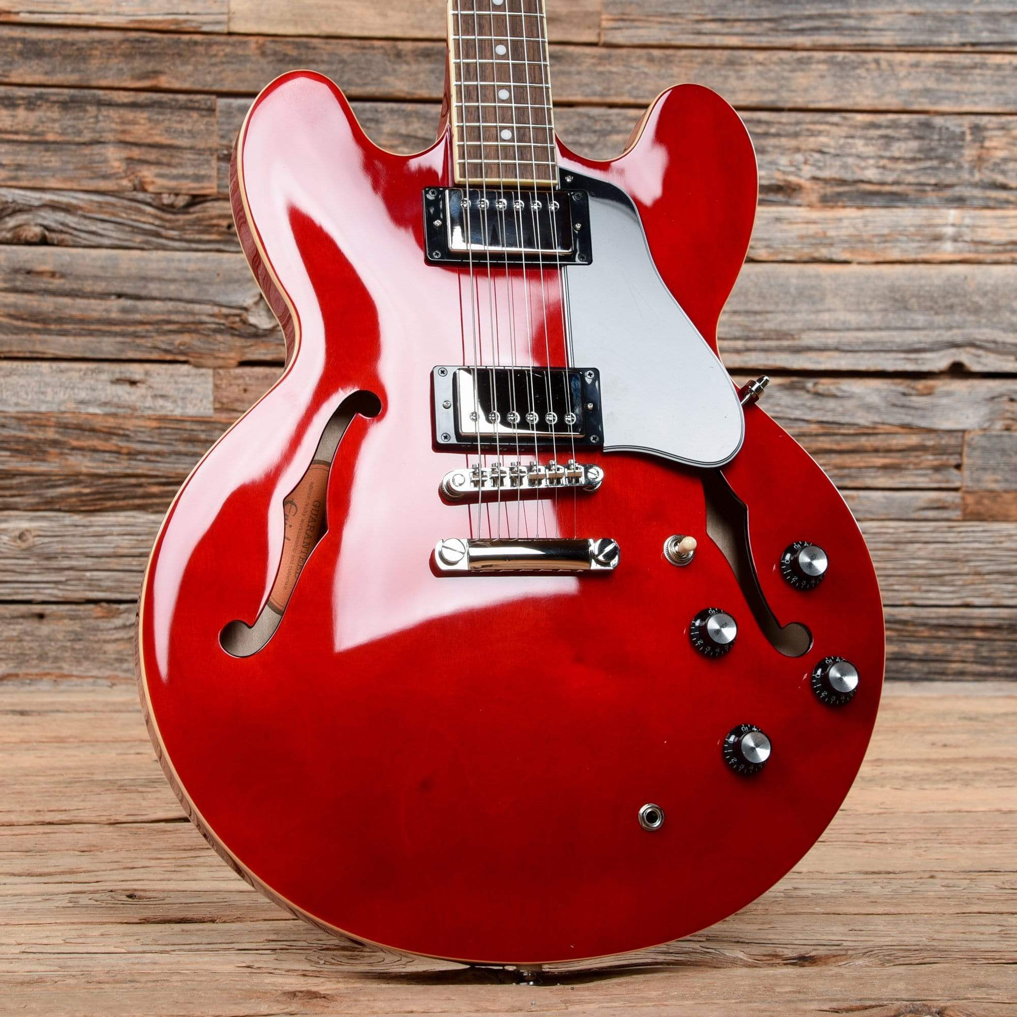 Epiphone Inspired by Gibson ES-335 Cherry – Chicago Music Exchange