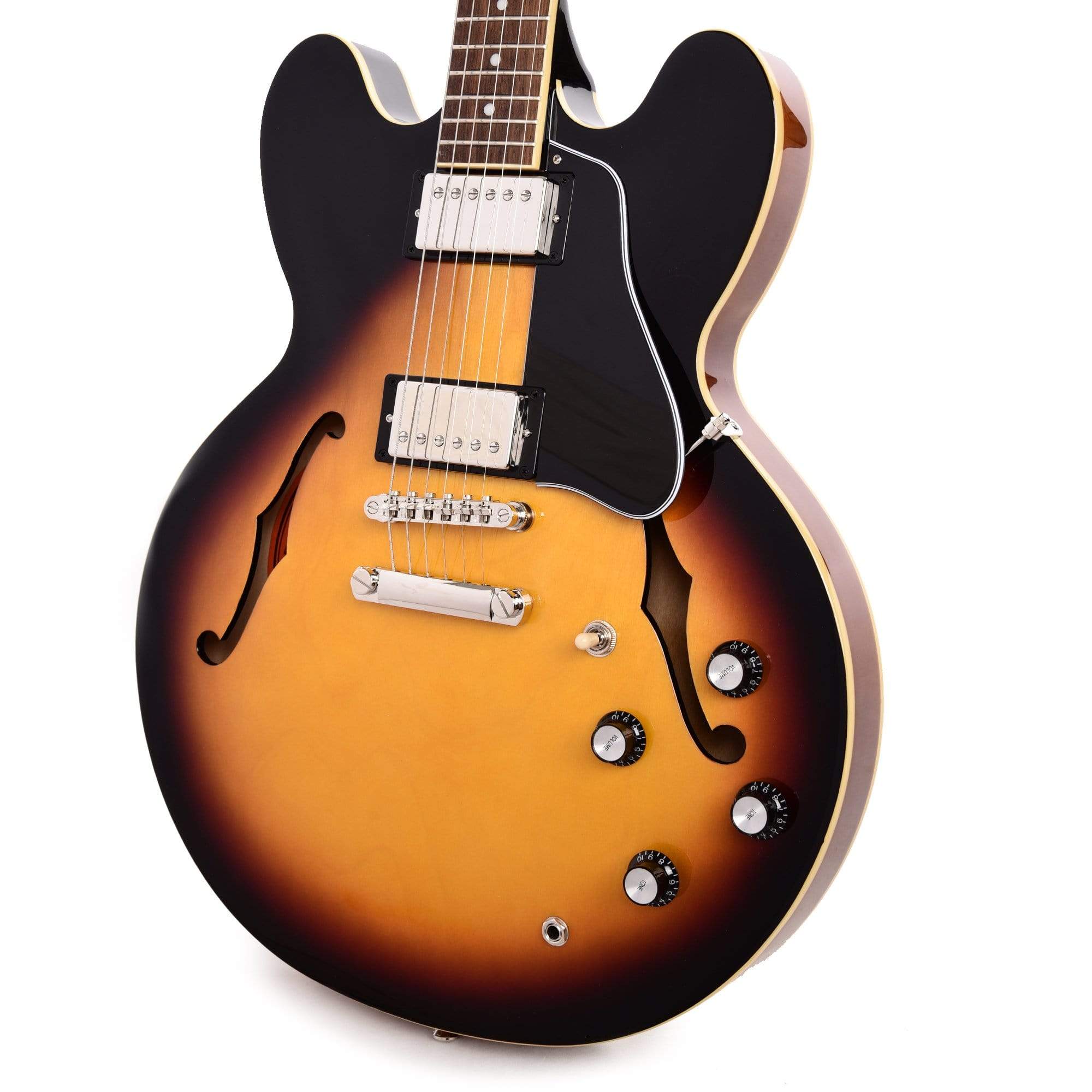 Epiphone Inspired by Gibson ES-335 Vintage Sunburst – Chicago Music ...
