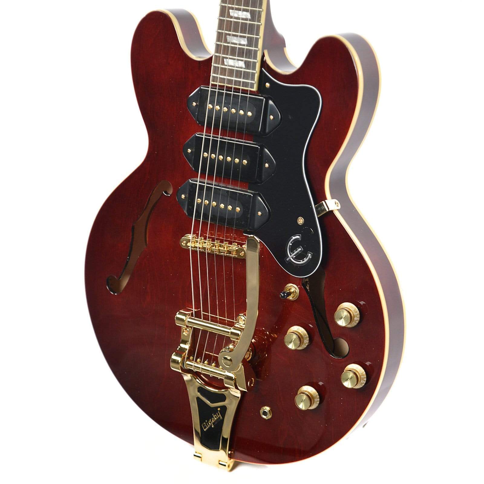 Epiphone Riviera Custom P93 Wine Red Limited Edition – Chicago Music ...