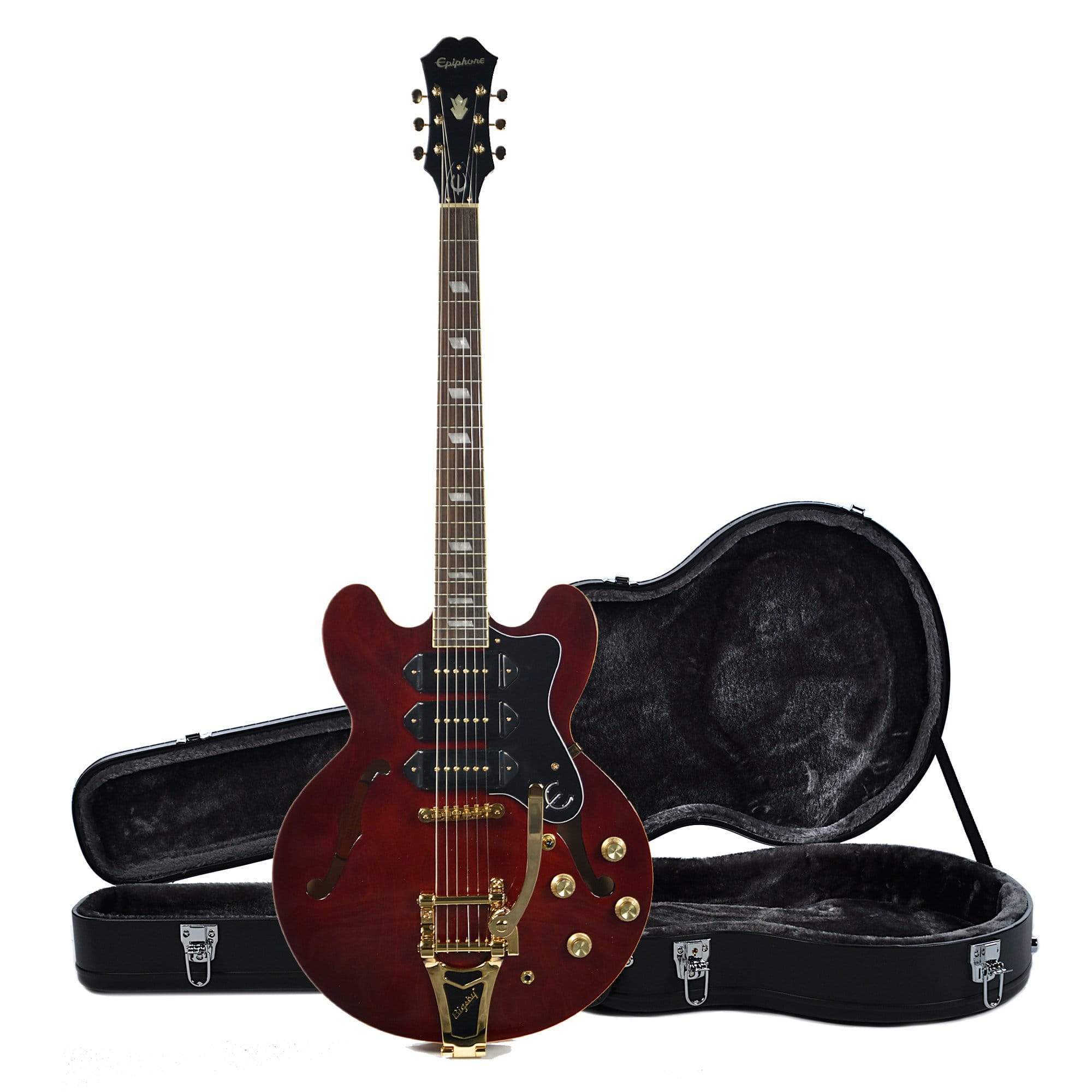 Epiphone Riviera Custom P93 Wine Red Limited Edition w/Hardshell Case ...