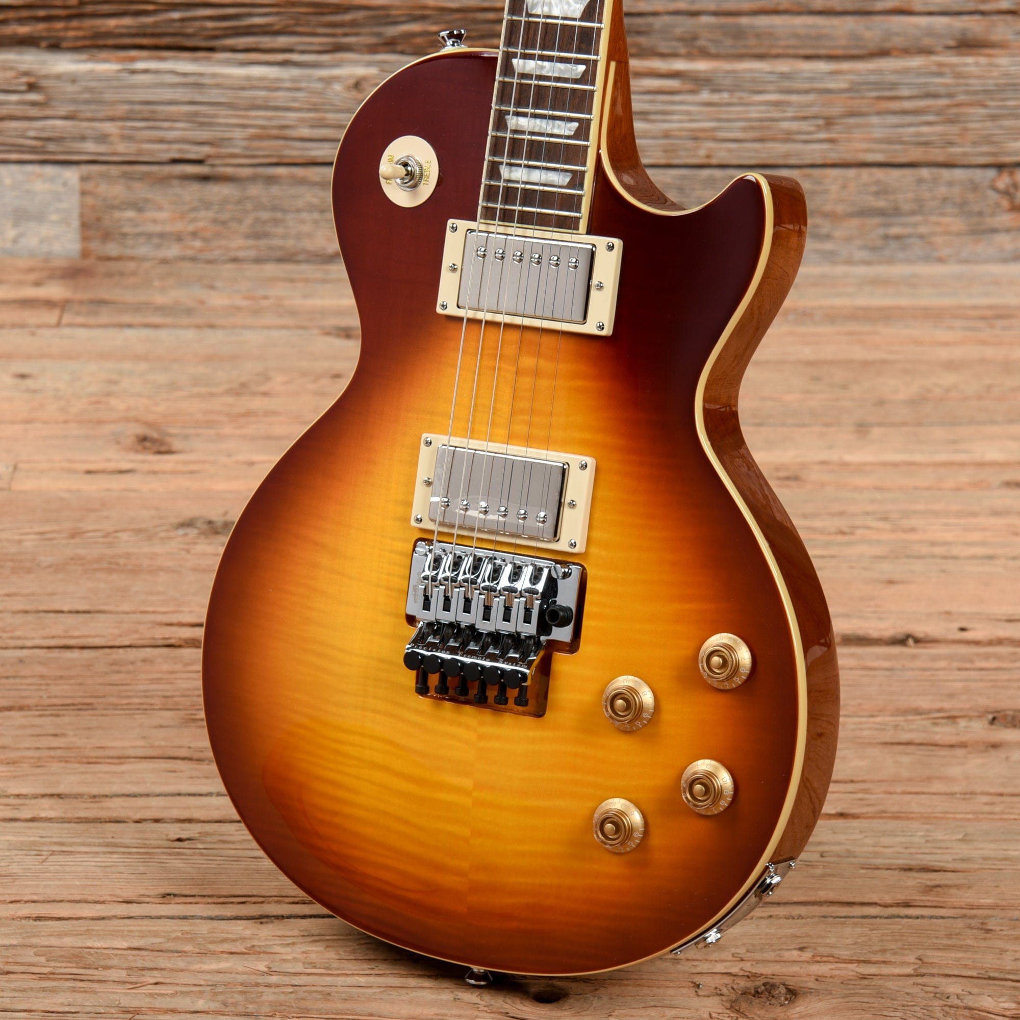 Epiphone Alex Lifeson Signature Les Paul Standard Axcess Sunburst 2021 ...