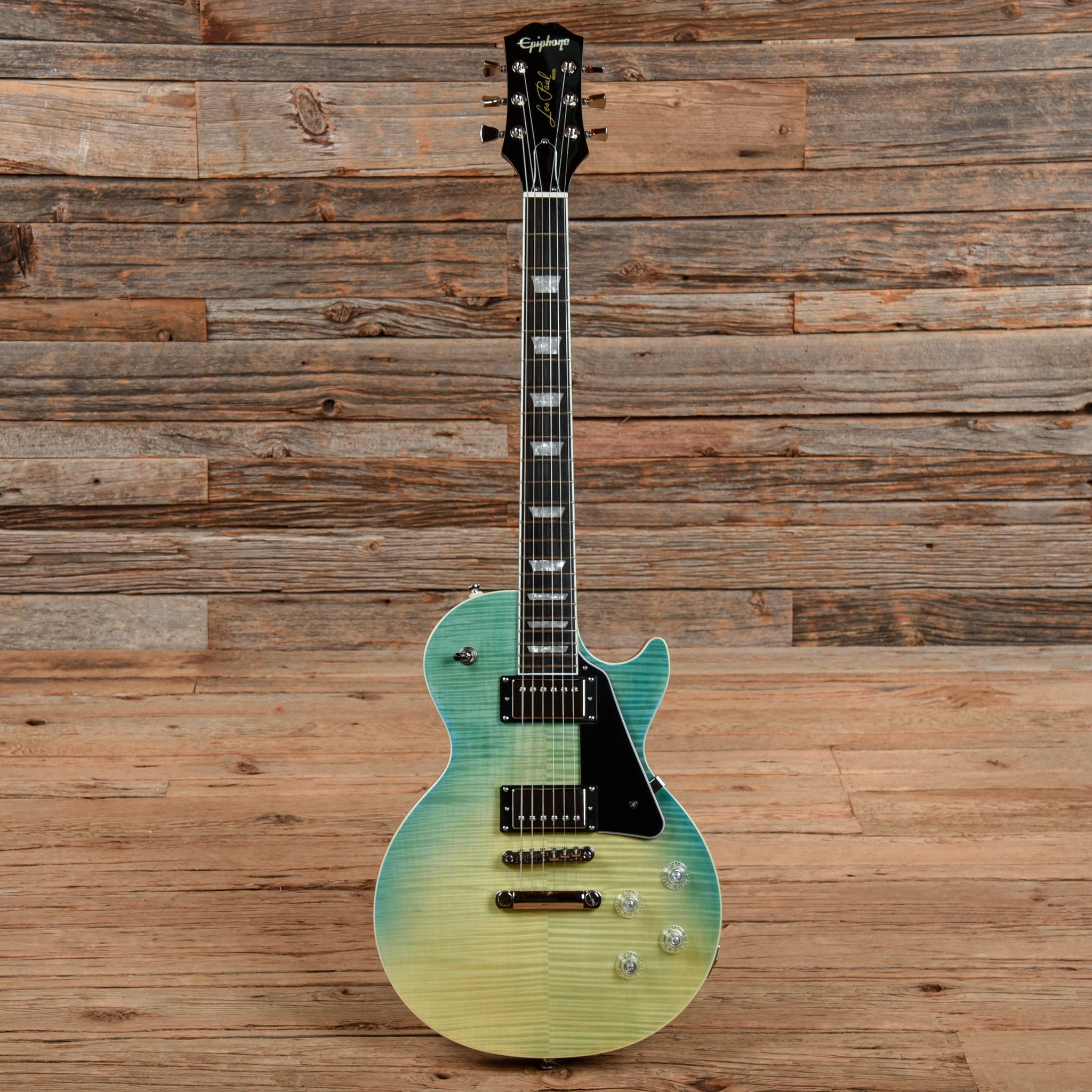 Epiphone Les Paul Modern Figured Caribbean Blue Fade 2020 – Chicago ...