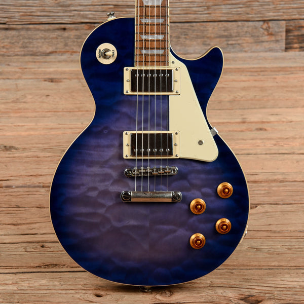Epiphone Les Paul Standard Plus Top Pro Transparent Blue Burst 2018 ...