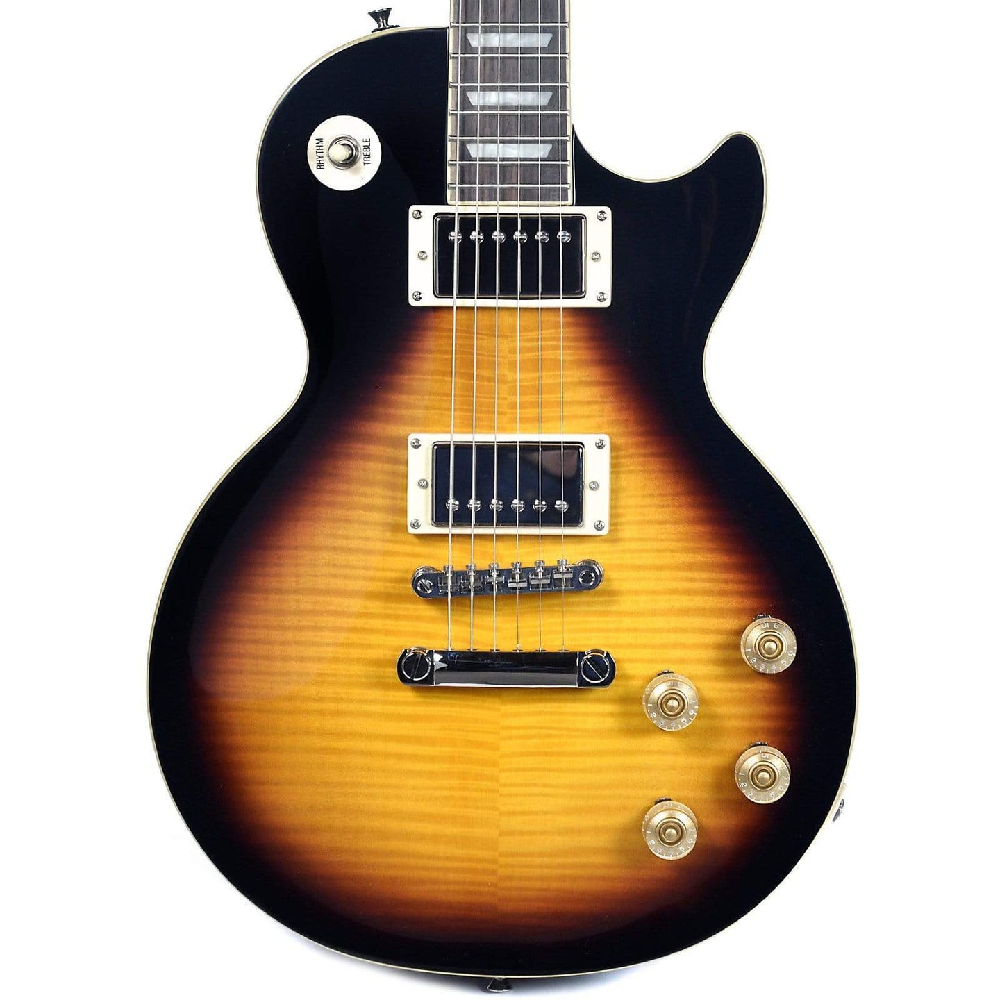 Epiphone Les Paul Tribute Plus Vintage Sunburst – Chicago Music Exchange