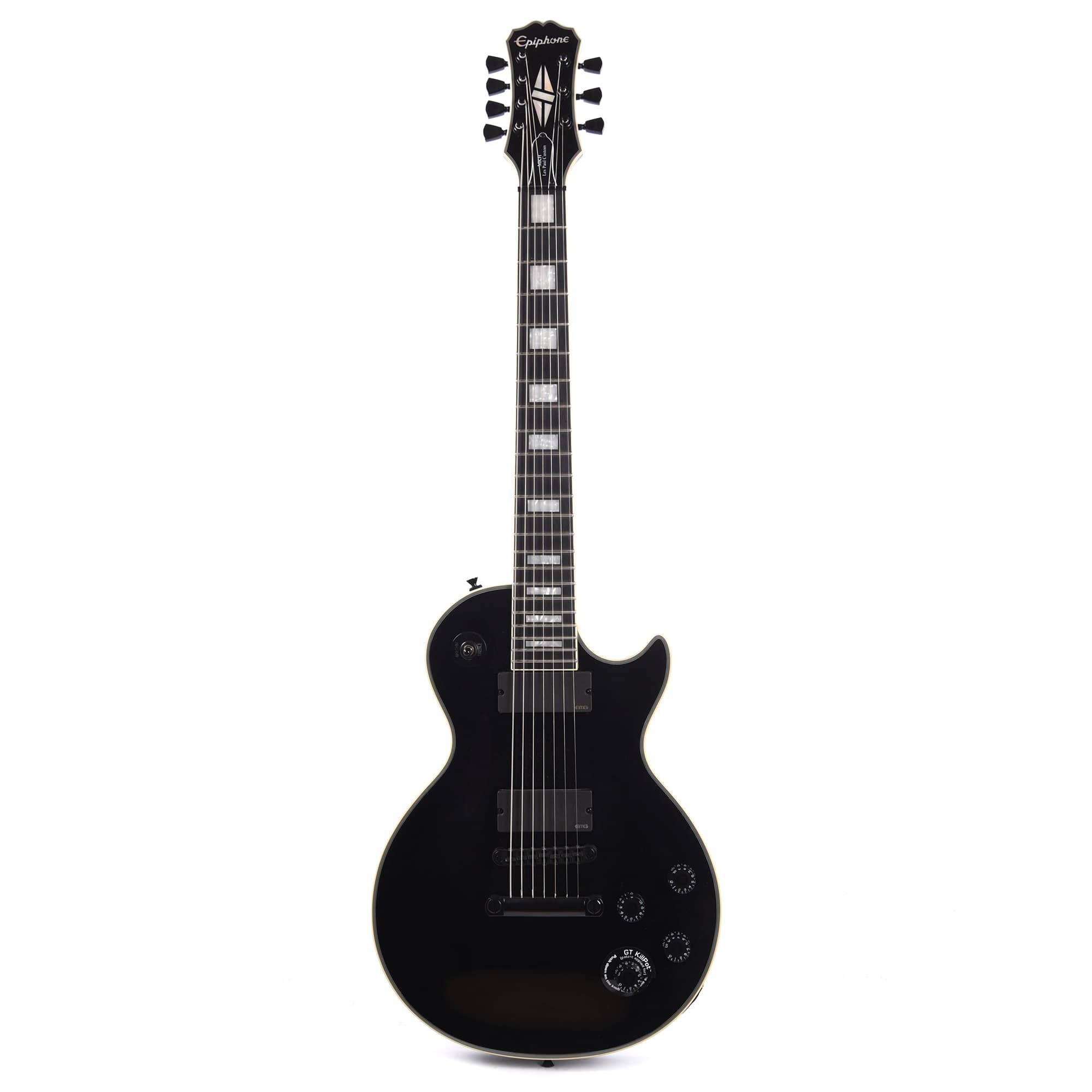 Epiphone Matt Heafy Les Paul Custom 7-String Ebony w/EMG-81-7/707 ...