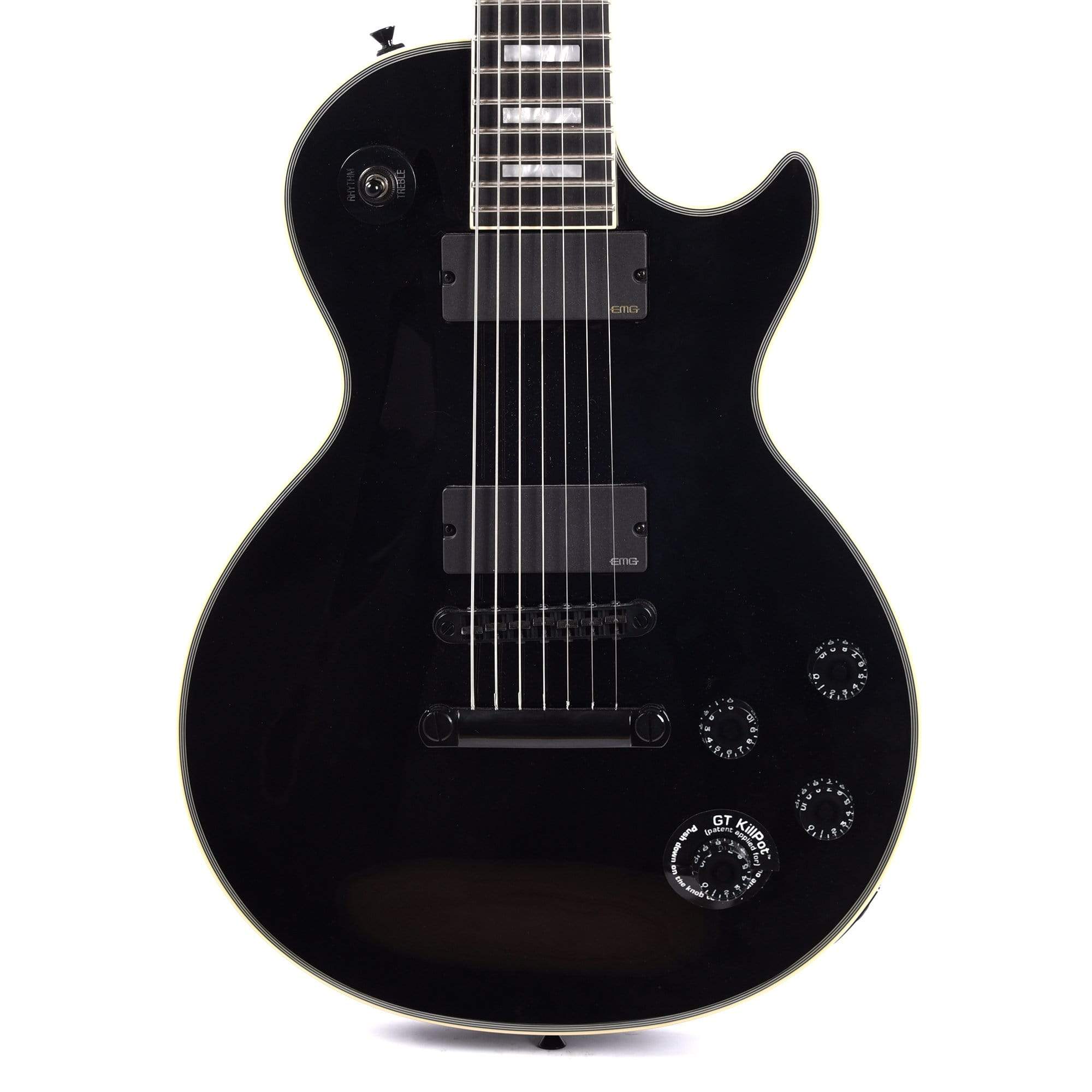 Epiphone Matt Heafy Les Paul Custom 7-String Ebony w/EMG-81-7/707 ...