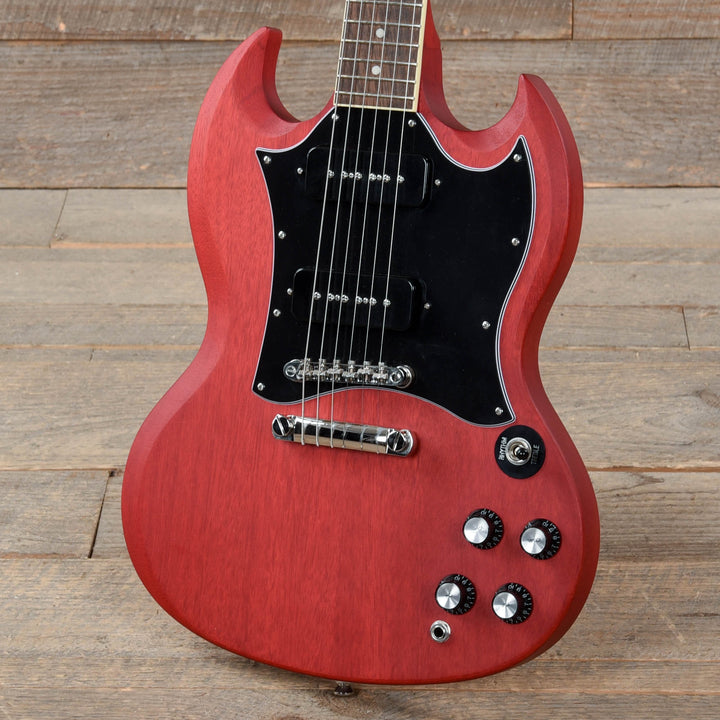 Epiphone SG Classic Worn P90 Worn Cherry – Chicago Music Exchange