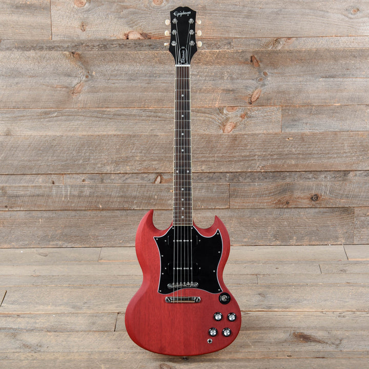 Epiphone SG Classic Worn P90 Worn Cherry – Chicago Music Exchange
