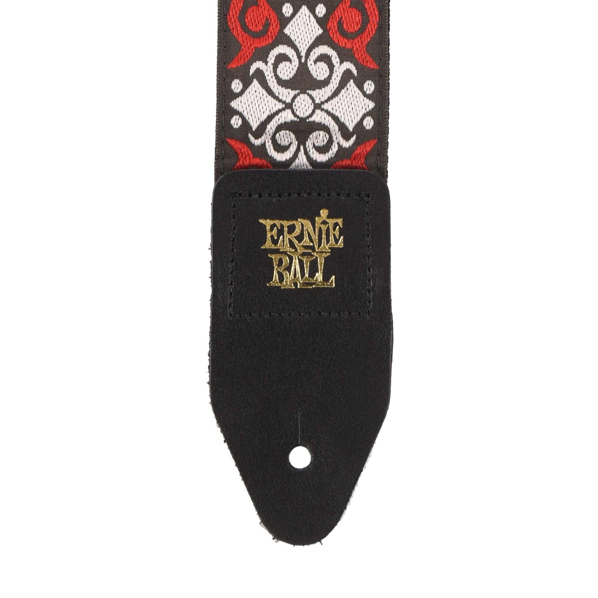 Ernie Ball Red Trellis Jacquard Guitar Strap – Chicago Music Exchange