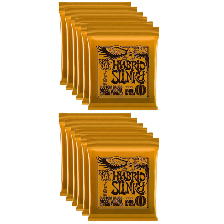 Ernie Ball 2222 Hybrid Slinky 9-46 (12 Pack Bundle) – Chicago Music Exchange