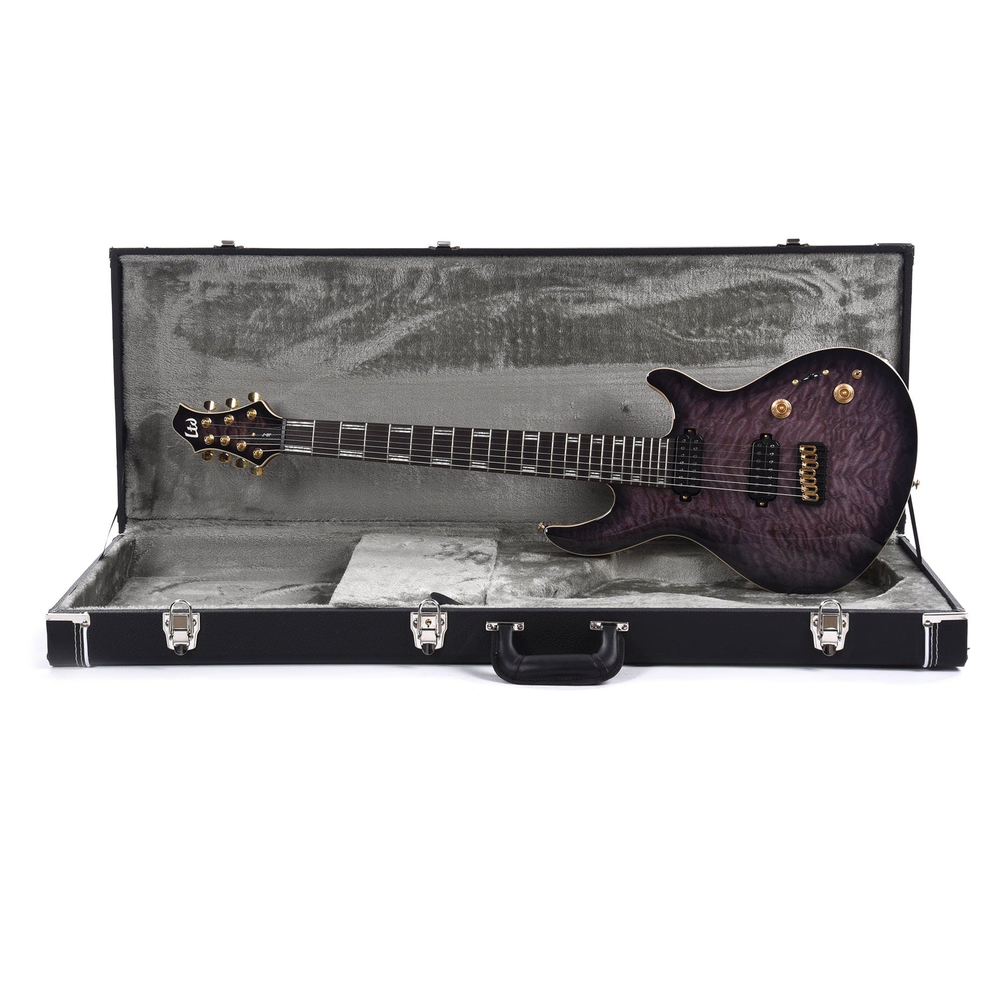 ESP LTD JR-7 Javier Reyes Signature Baritone Faded Blue Sunburst ...