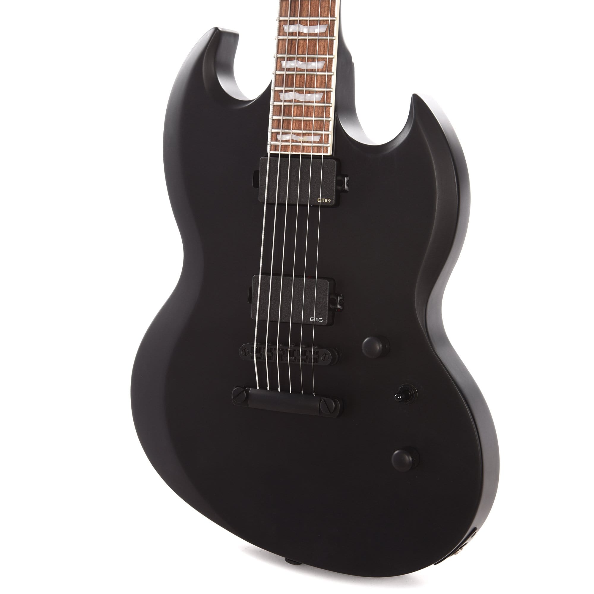 ESP LTD Viper-400 Baritone Black Satin – Chicago Music Exchange