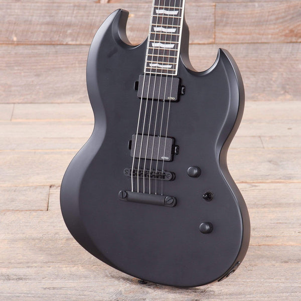 ESP LTD Viper-400 Baritone Black Satin – Chicago Music Exchange