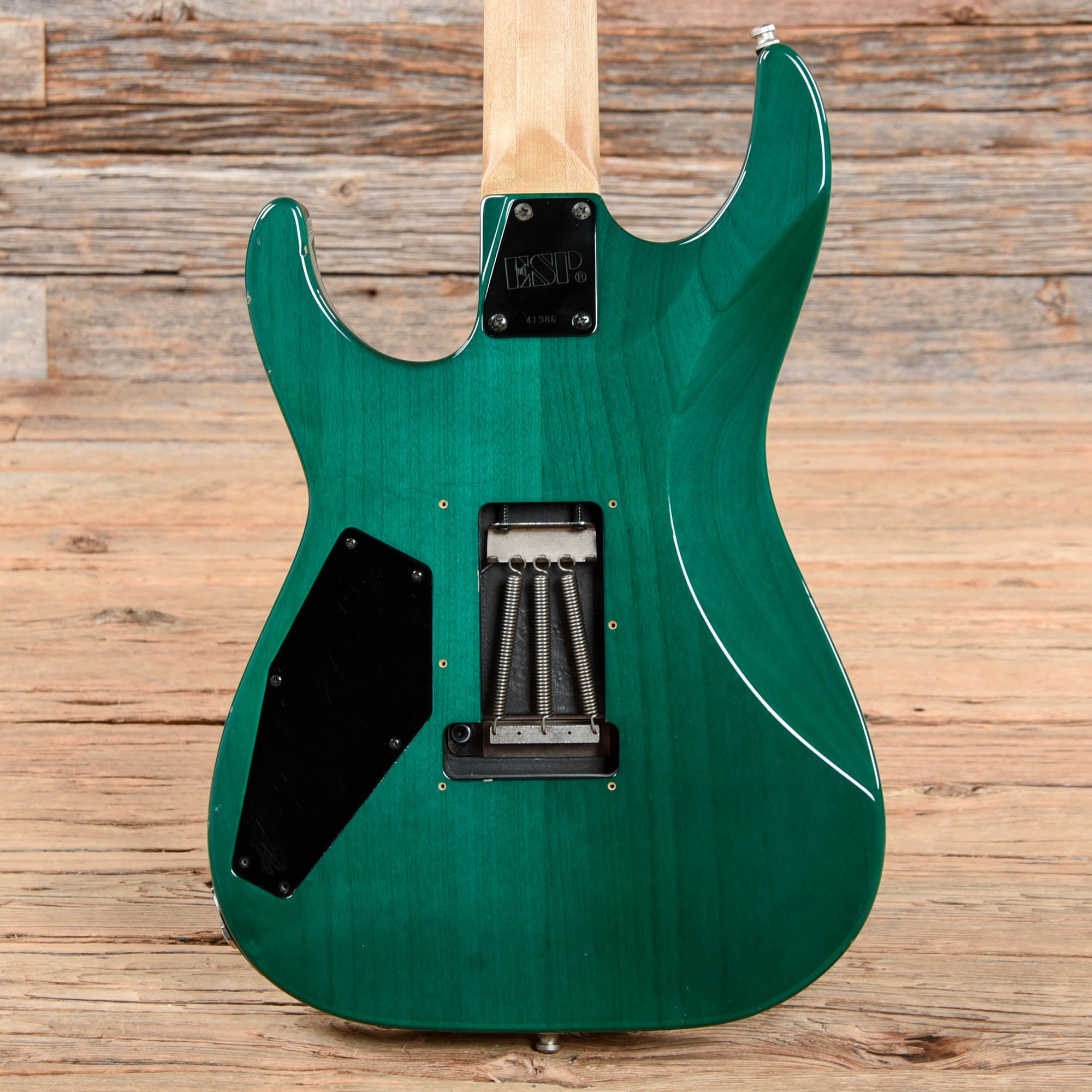ESP Custom Shop M-II Transparent Green – Chicago Music Exchange