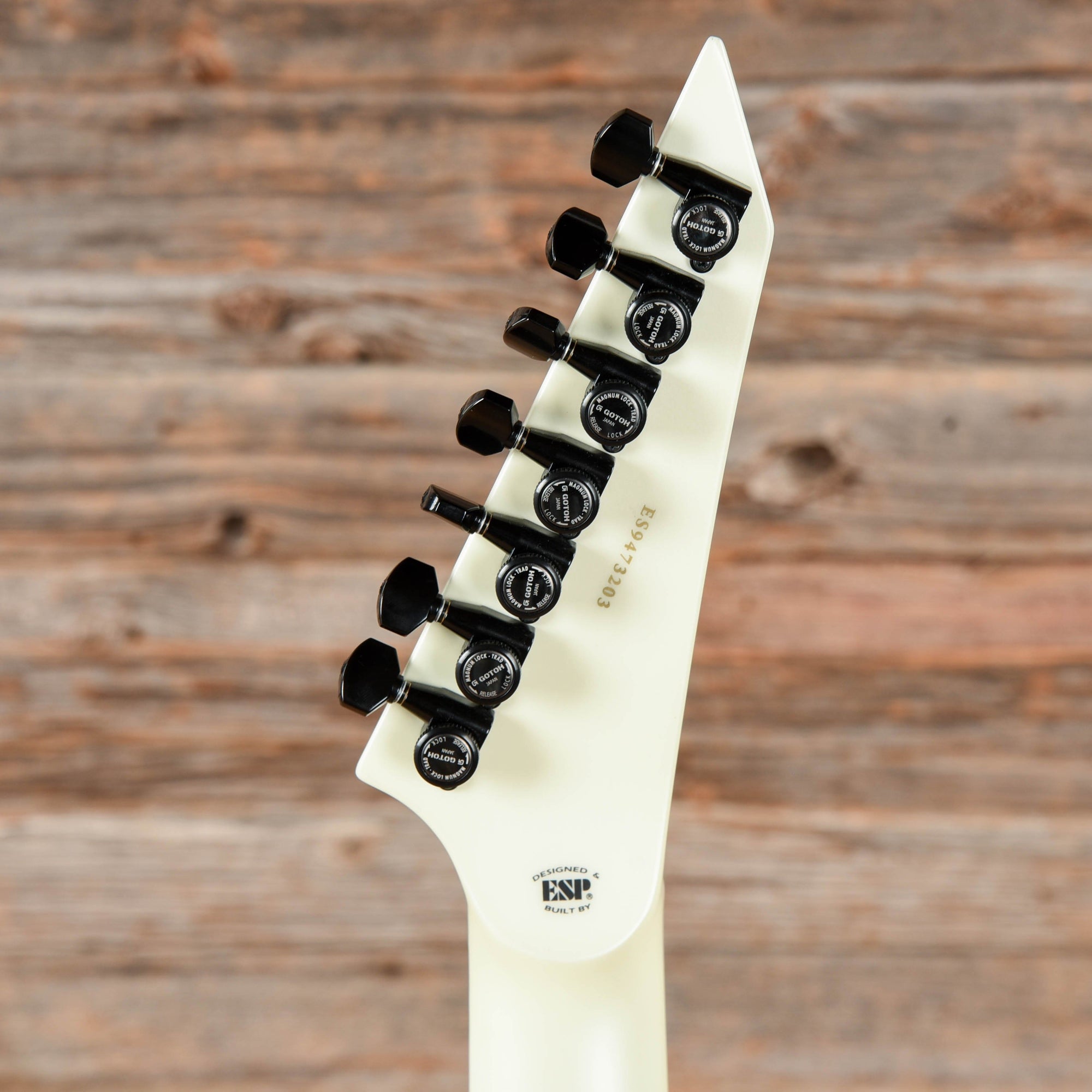 ESP E-II M-II 7B Baritone Evertune White – Chicago Music Exchange