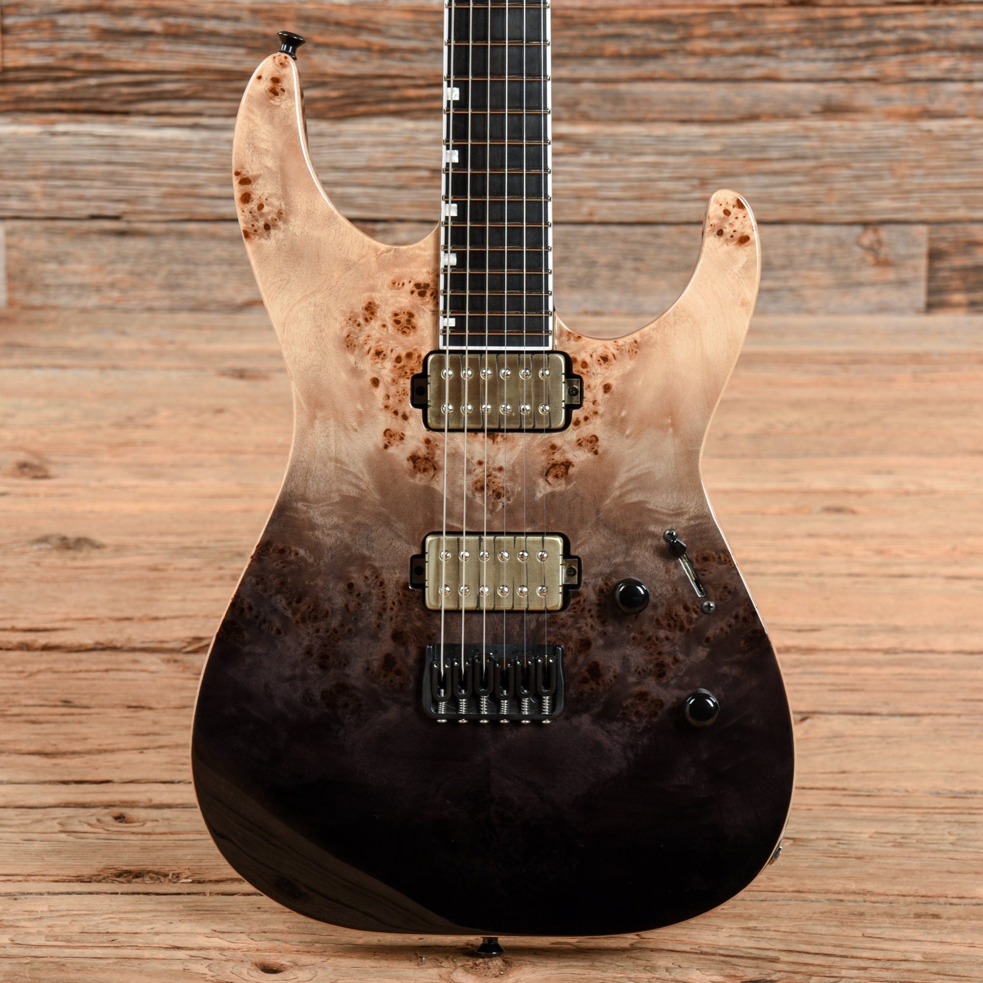 ESP E-II M-II NT Black Natural Fade – Chicago Music Exchange