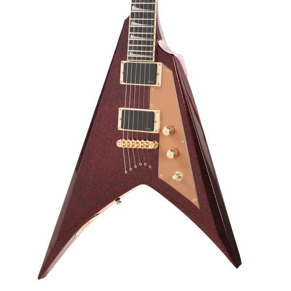 ESP LTD KH-V Kirk Hammett Red Sparkle – Chicago Music Exchange