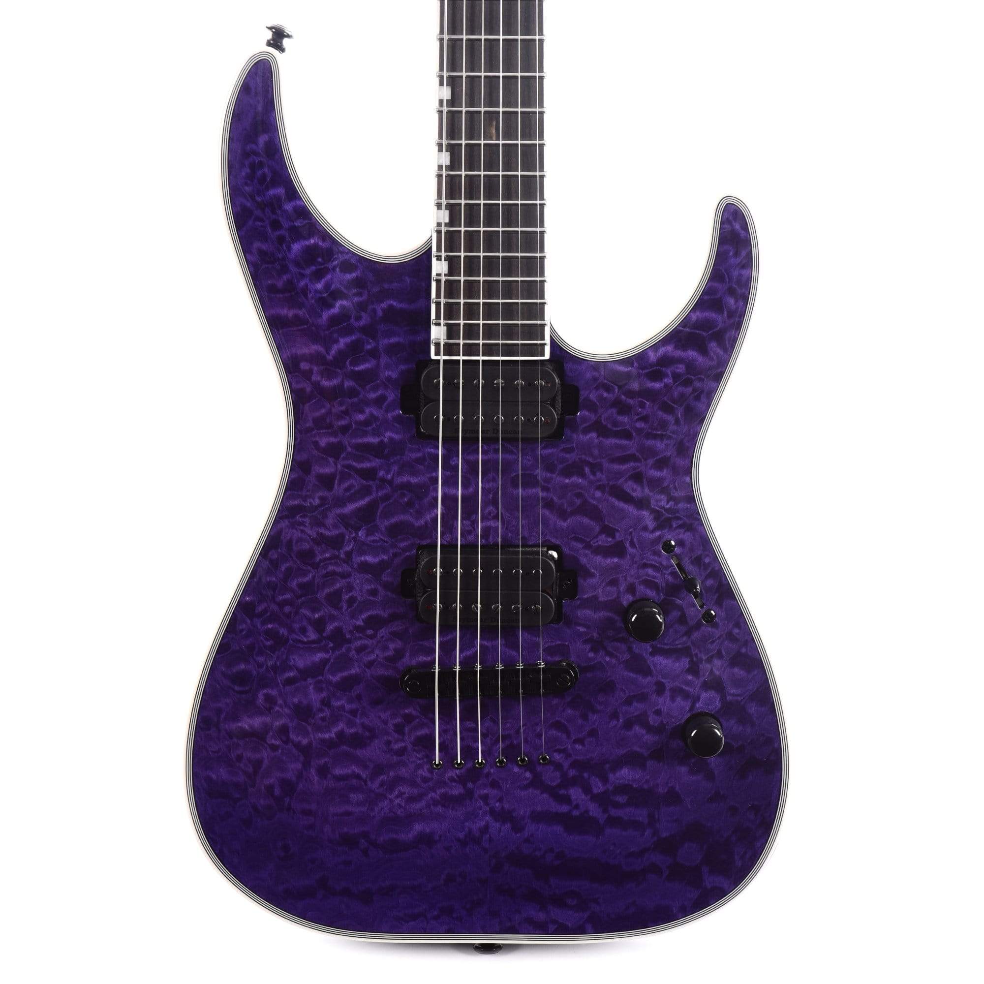 ESP LTD MH-1000NT QM See Thru Purple – Chicago Music Exchange