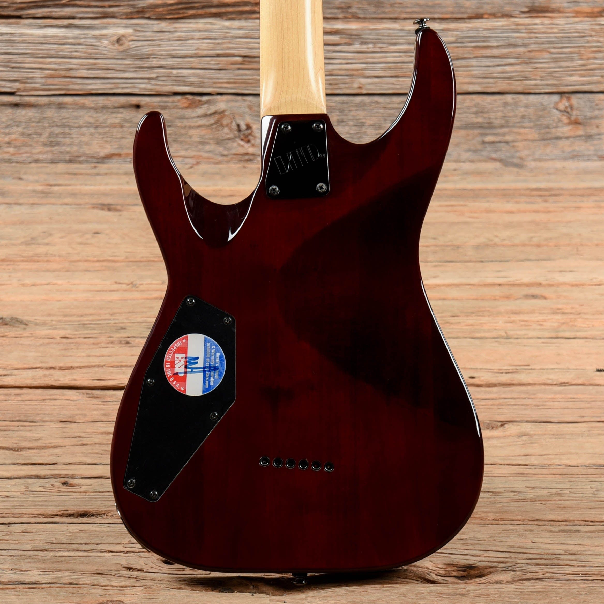 ESP LTD MH-100QMNT Amber Sunburst 2014 – Chicago Music Exchange