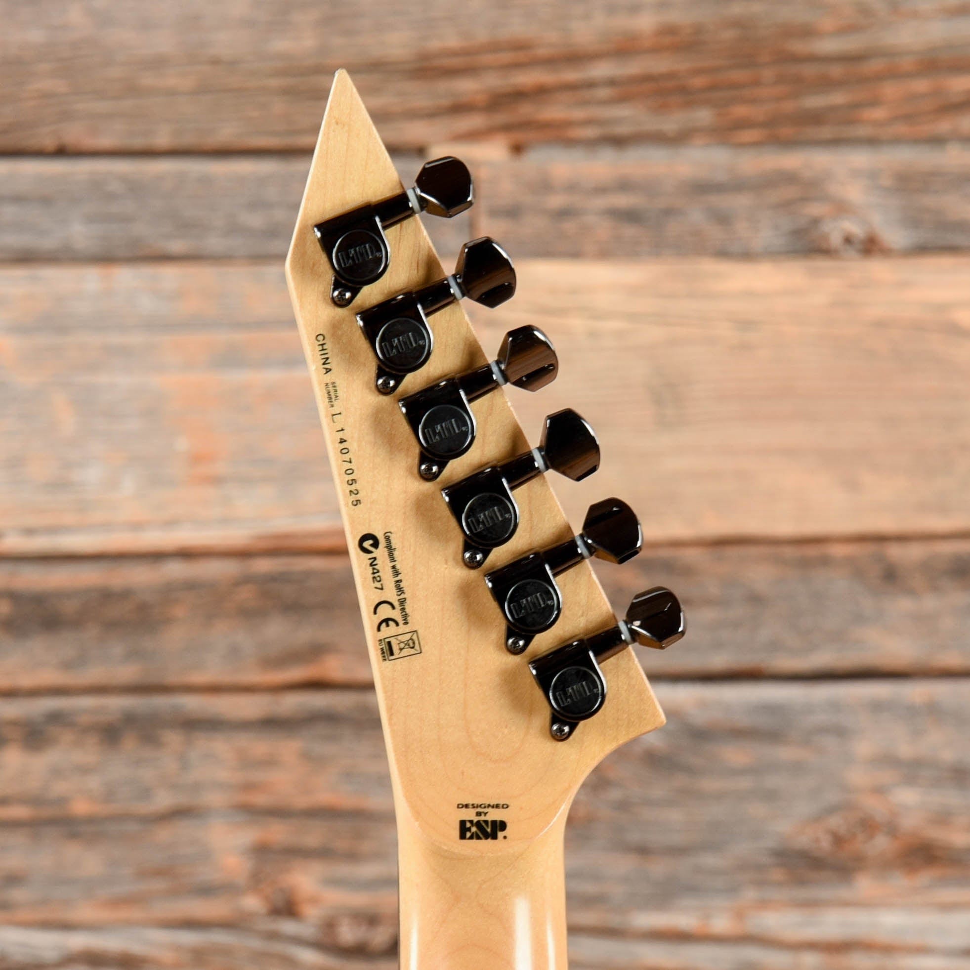 ESP LTD MH-100QMNT Amber Sunburst 2014 – Chicago Music Exchange