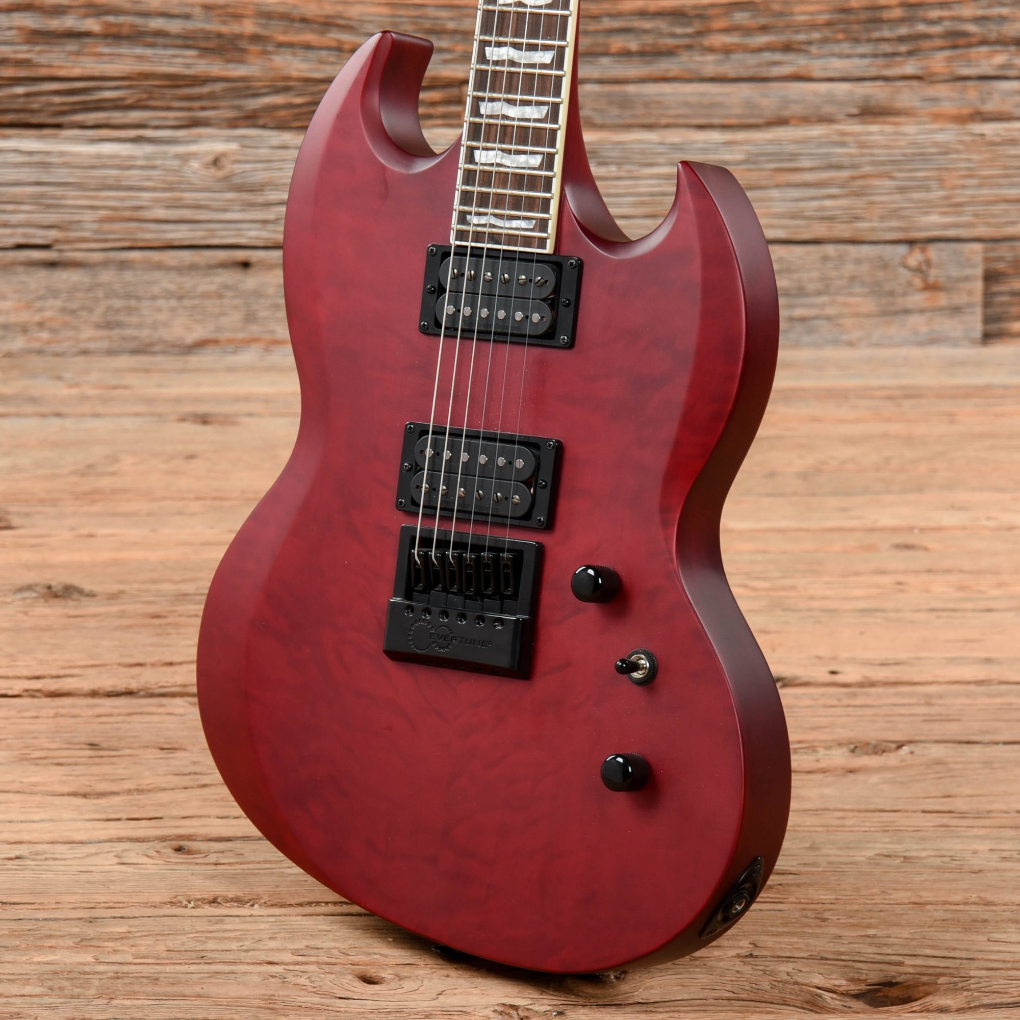 ESP LTD Viper-1000 Deluxe EverTune See Thru Black Cherry Satin 2019 ...