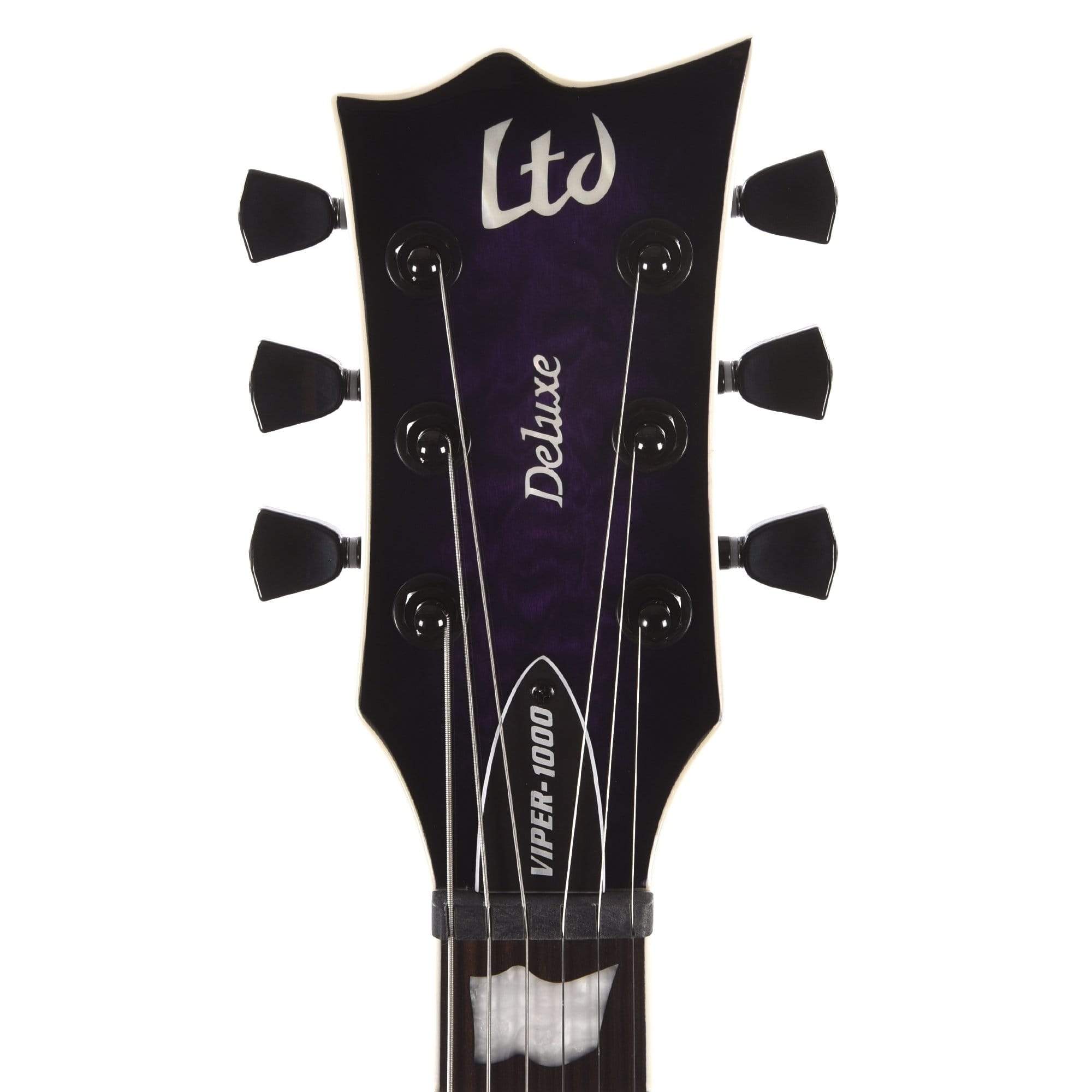 ESP LTD Viper-1000 QM See Thru Purple Sunburst – Chicago Music Exchange