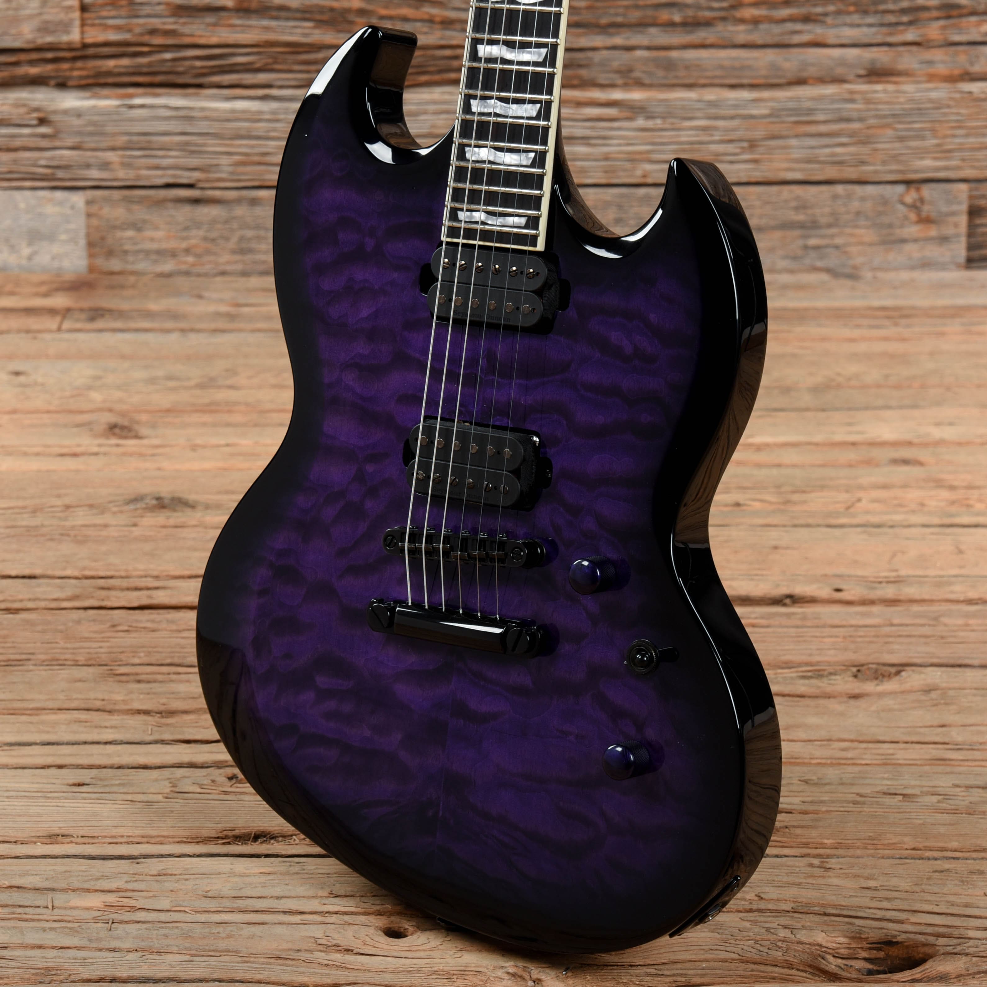 ESP LTD Viper-1000 See Thru Purple Sunburst 2020 – Chicago Music Exchange
