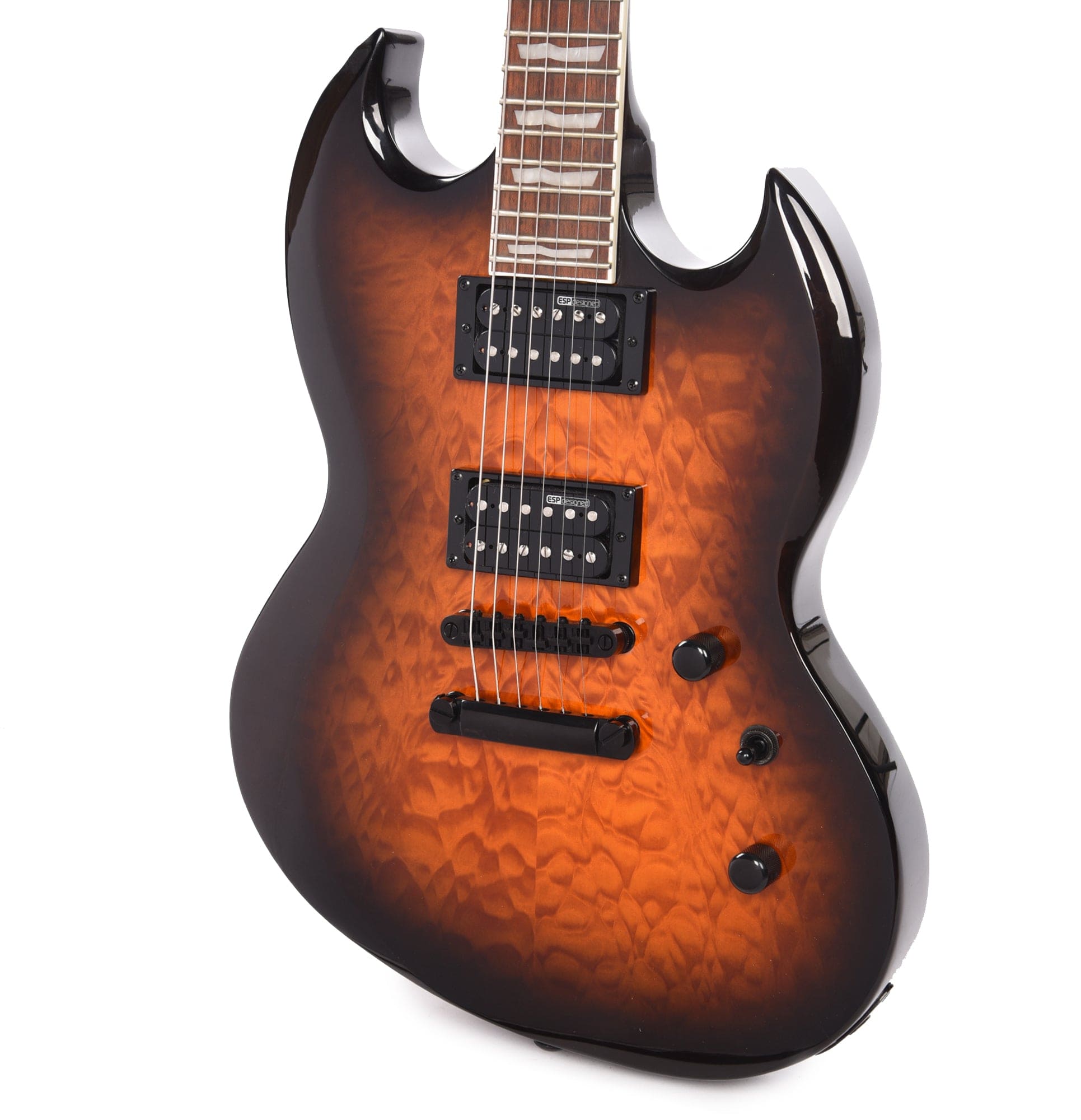 ESP LTD Viper-256 Dark Brown Sunburst – Chicago Music Exchange
